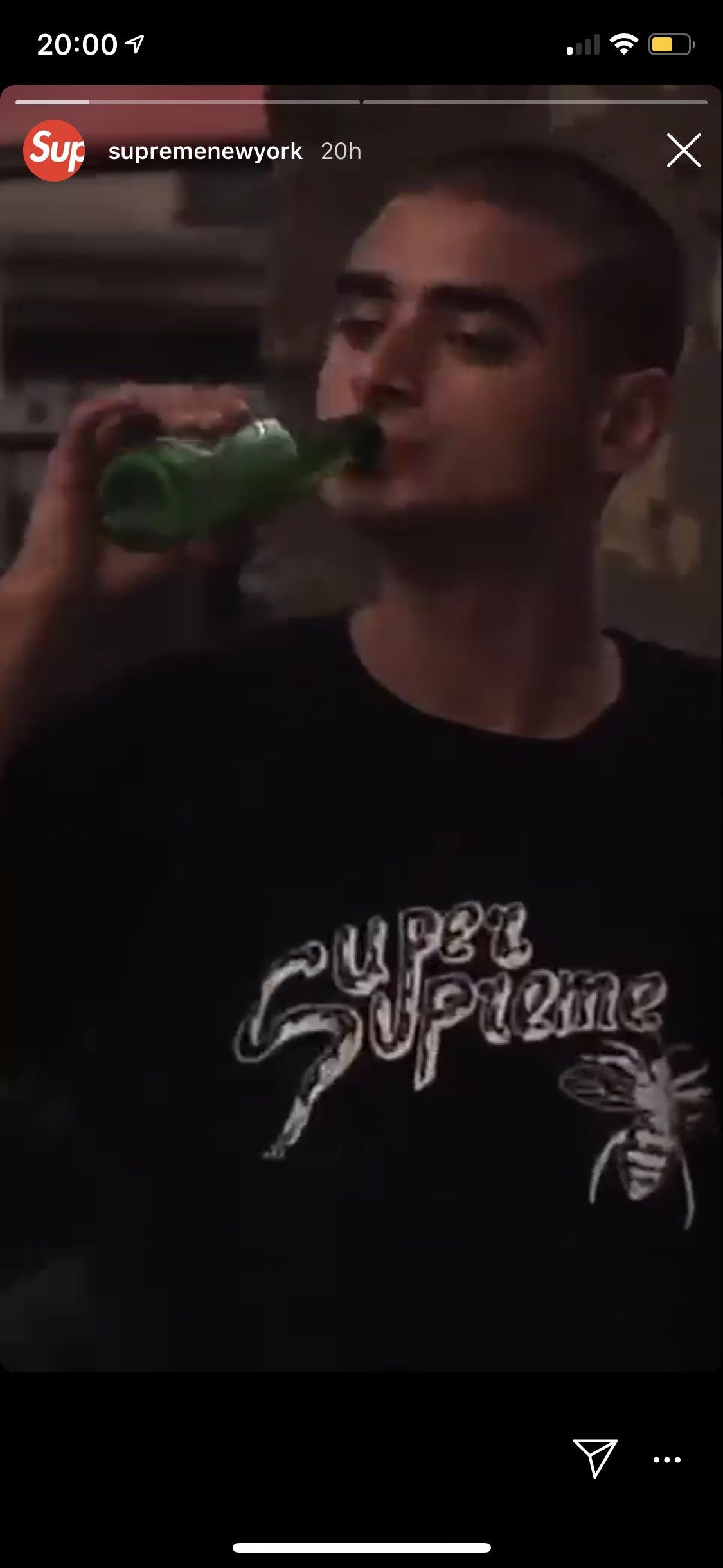 Supreme Limonious Super Supreme Tee | Grailed