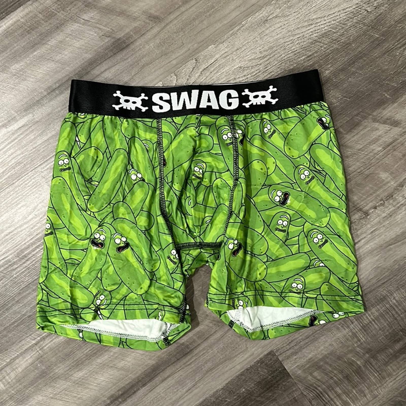Swag Rick and Morty Pickle Rick Pickle Juice Boxer Brief | Grailed