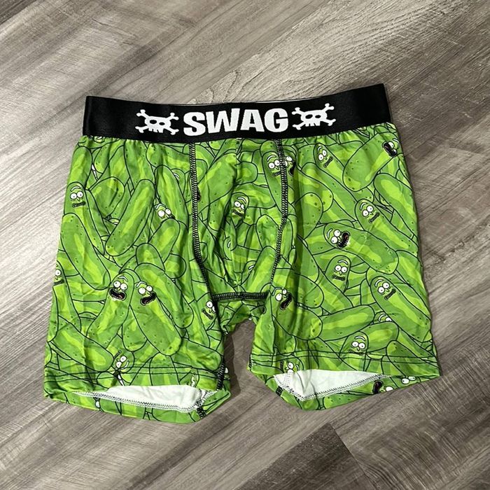 Swag Rick and Morty Pickle Rick Pickle Juice Boxer Brief | Grailed