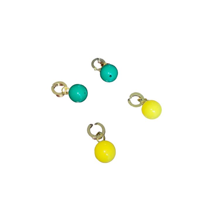 Vintage DBZ DragonballZ Potara Fusion Earrings Goku Vegeta Gotenks ...