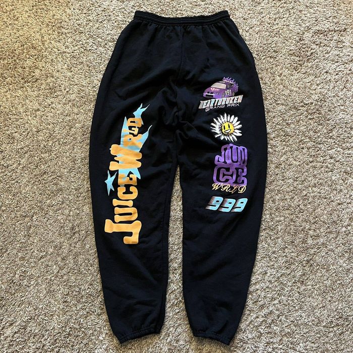 Streetwear Juice Wrld Heartbroken Grand Prix 999 Jogger Sweatpants ...