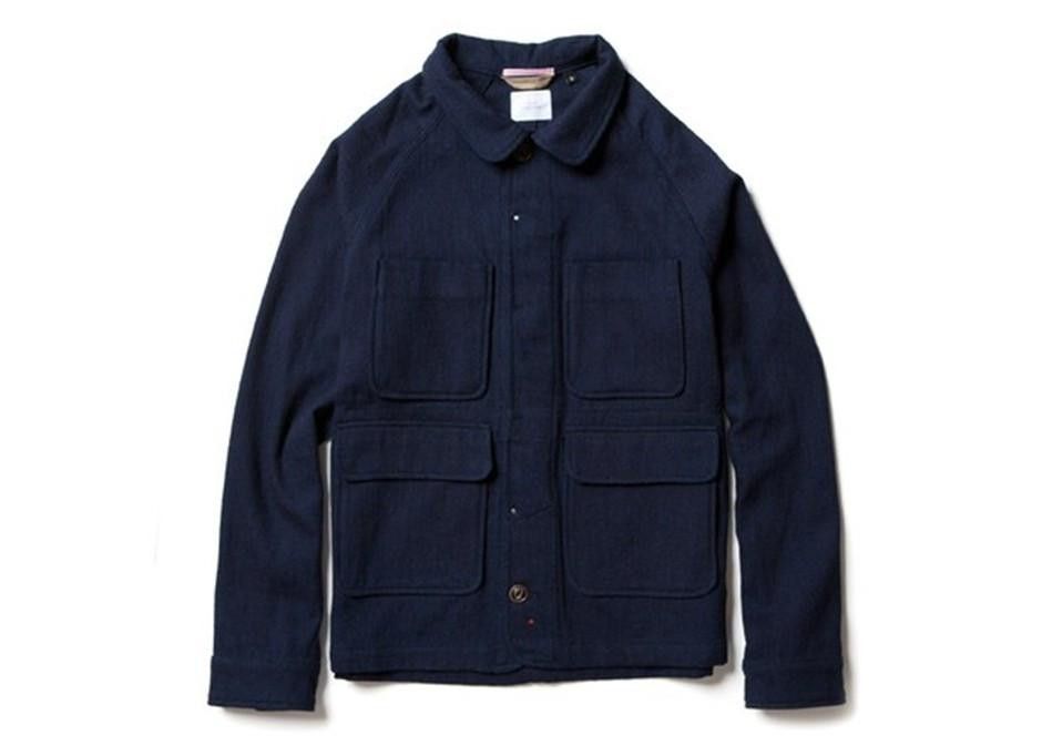 Apolis Indigo Wool Chore Jacket | Grailed