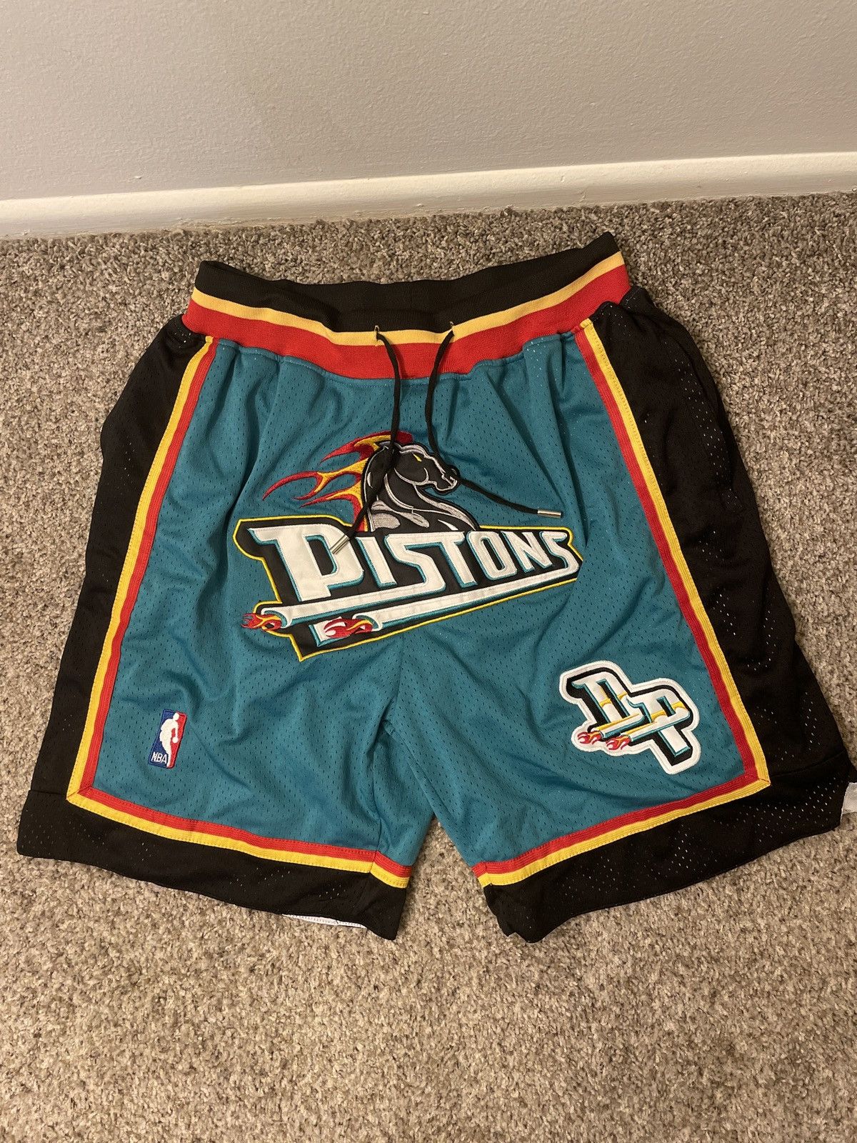 Streetwear × Vintage Detroit Pistons Throwback Shorts | Grailed