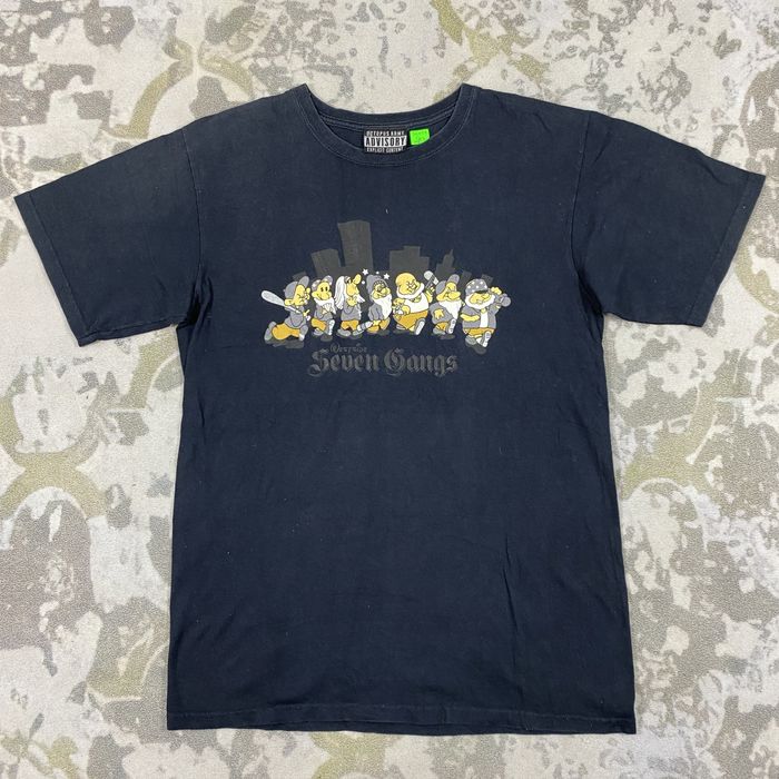 Vintage Vintage Octopus Army Advisory Seven Gang T Shirt -B006 | Grailed
