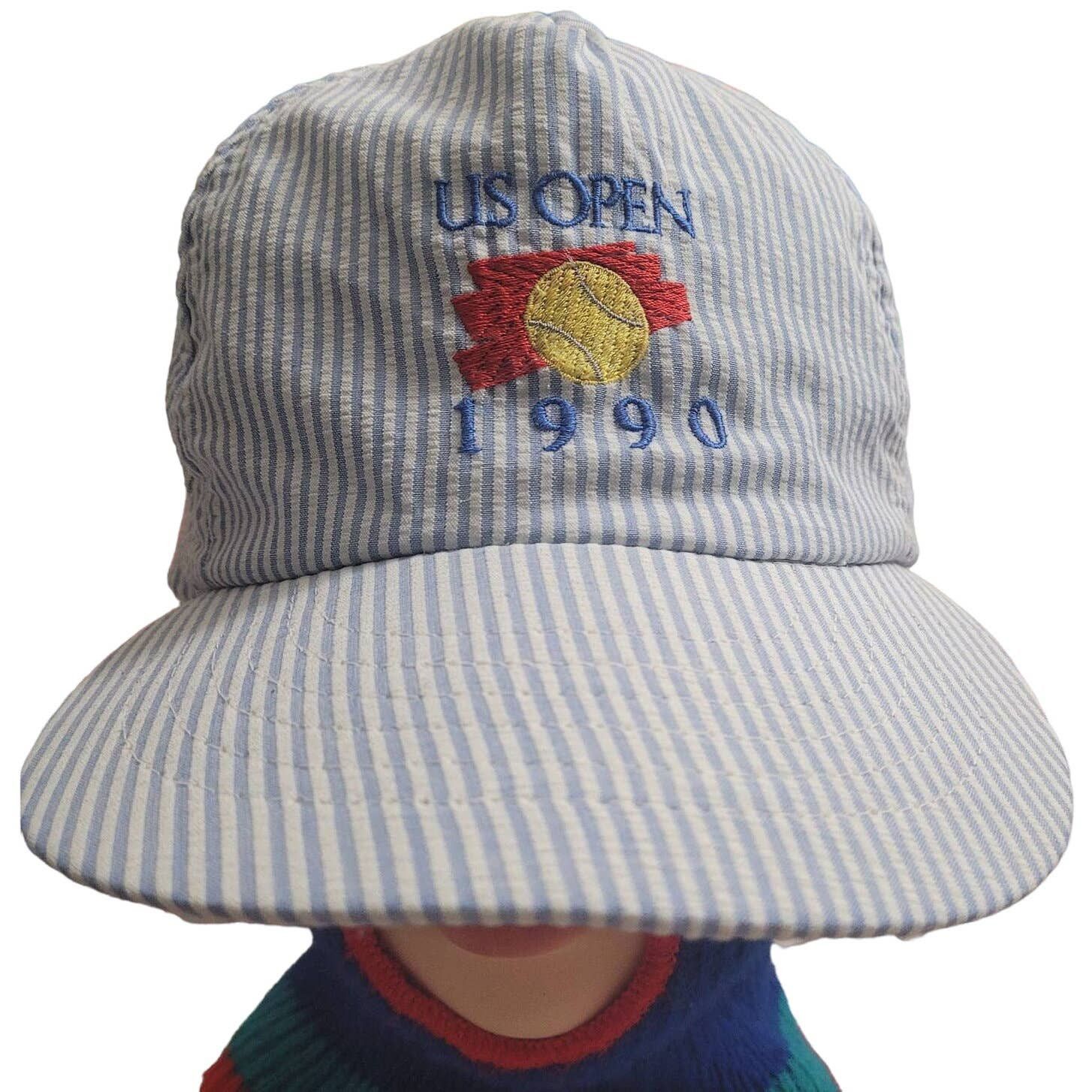Vintage Vtg US Open Tennis 1990 Pinstripe hat | Grailed