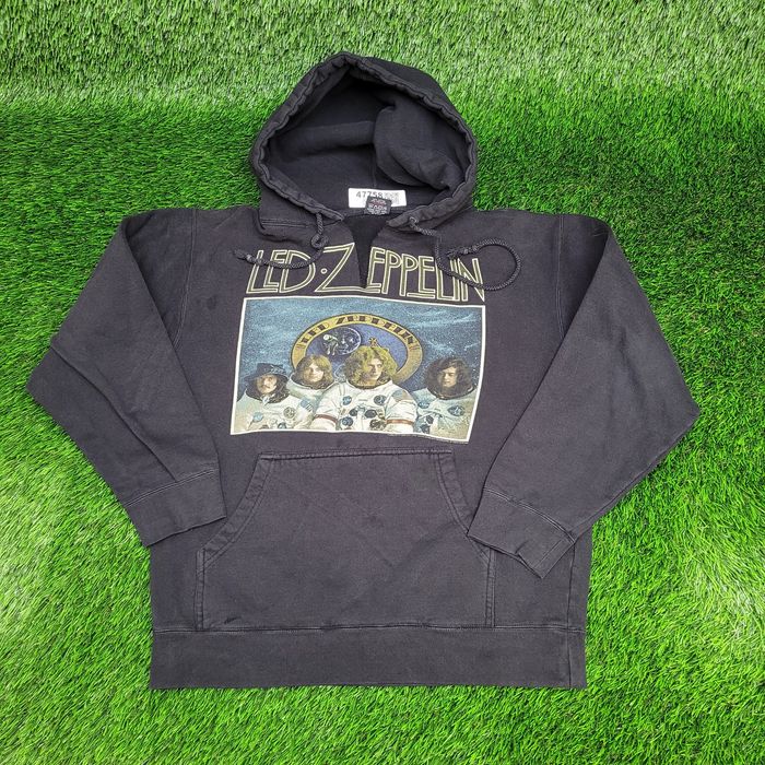 Vintage Led-Zeppelin Hoodie Mens Small Oversized Black 2006 World Tour ...