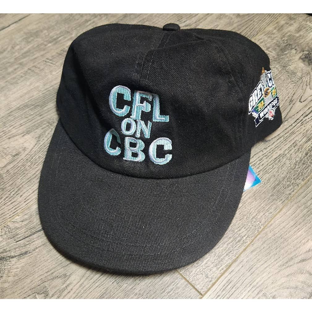Vintage NWT New Vintage 90s 1998 CFL on CBC Strap Back Hat | Grailed