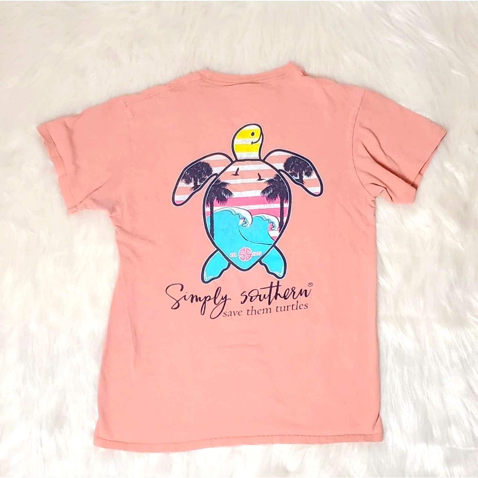 Designer Simply Southern Turtle Tee Shirt - S | Grailed