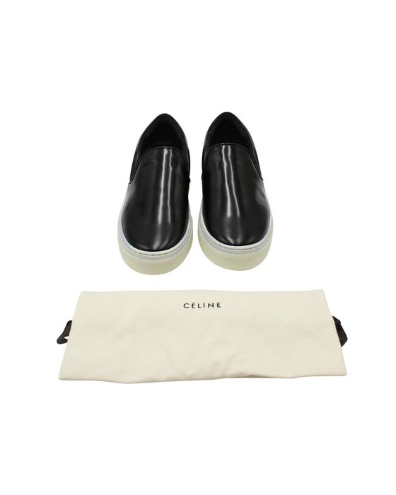 Celine Celine Slip-On Sneakers in Black Leather | Grailed