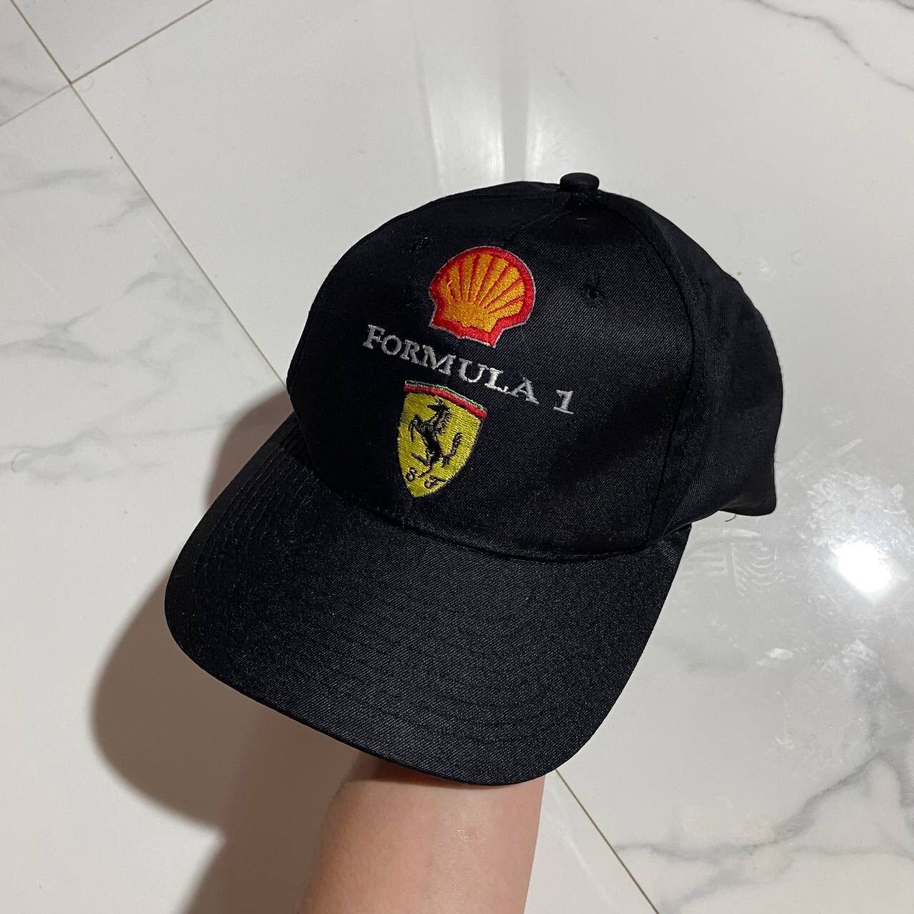 Ferrari × Formula 1 × Racing Vintage Ferrari Shell Formula 1 Hat Cap ...