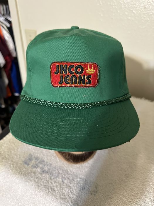 Vintage Vintage Jnco Jeans “mavericks green” hat 80s | Grailed