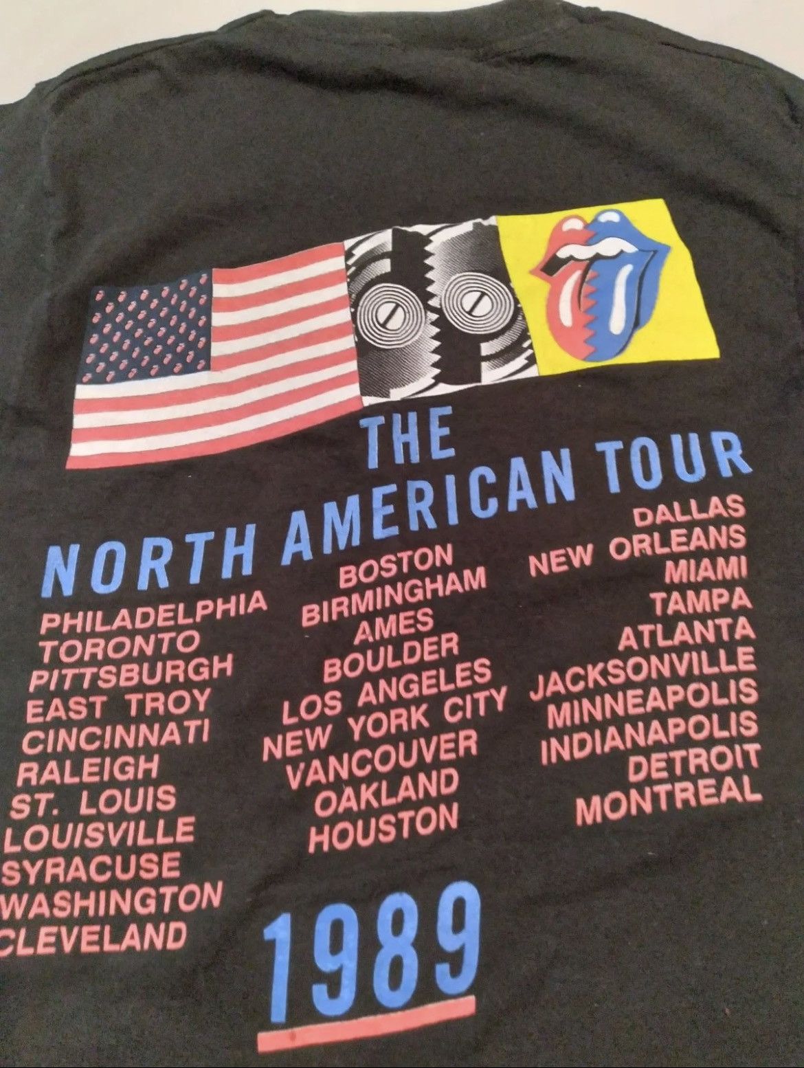 Vintage LAST DROP Vintage Rolling Stones 1989 Tour T Shirt 80s - 90s ...