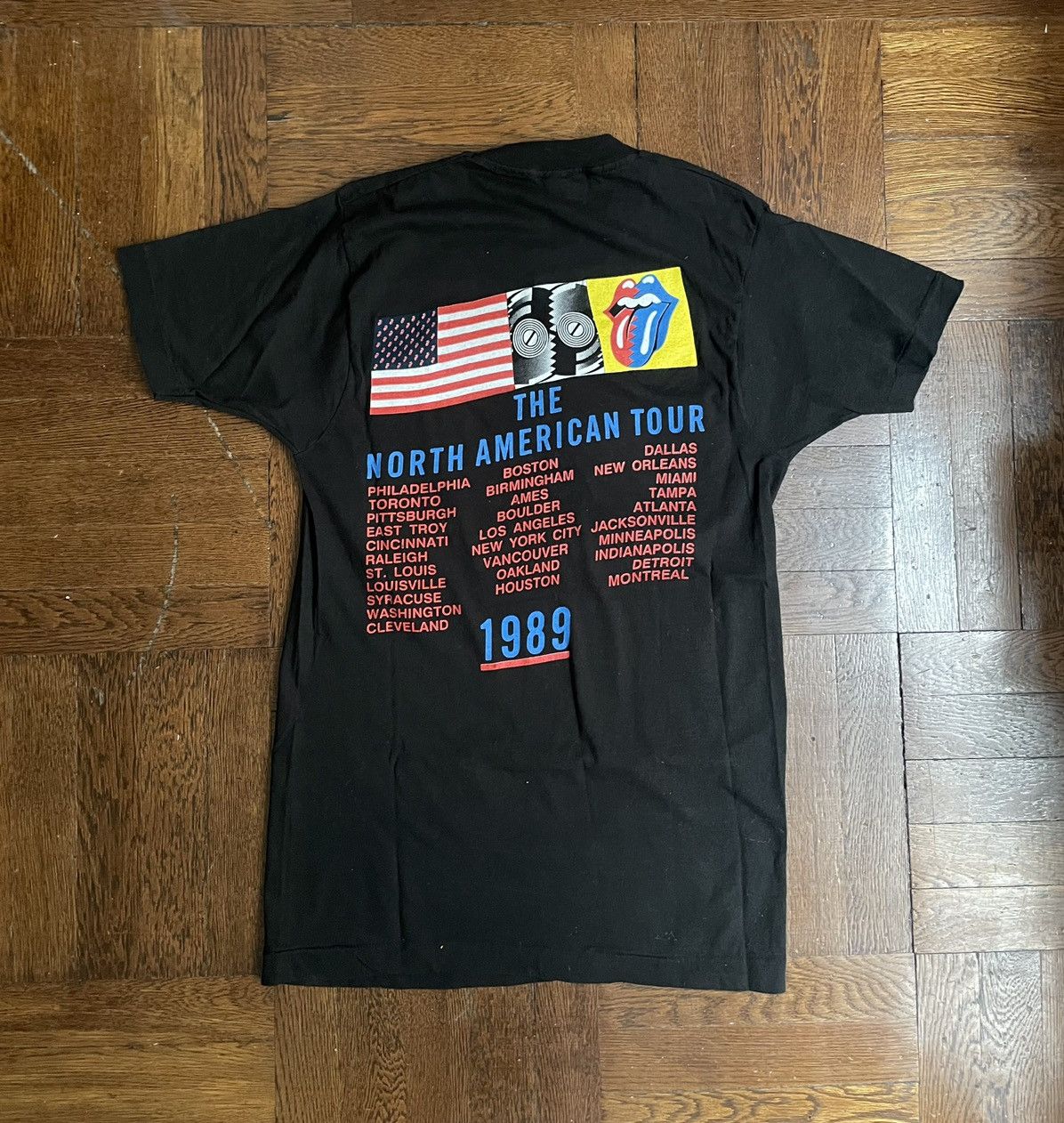 Vintage LAST DROP Vintage Rolling Stones 1989 Tour T Shirt 80s - 90s ...
