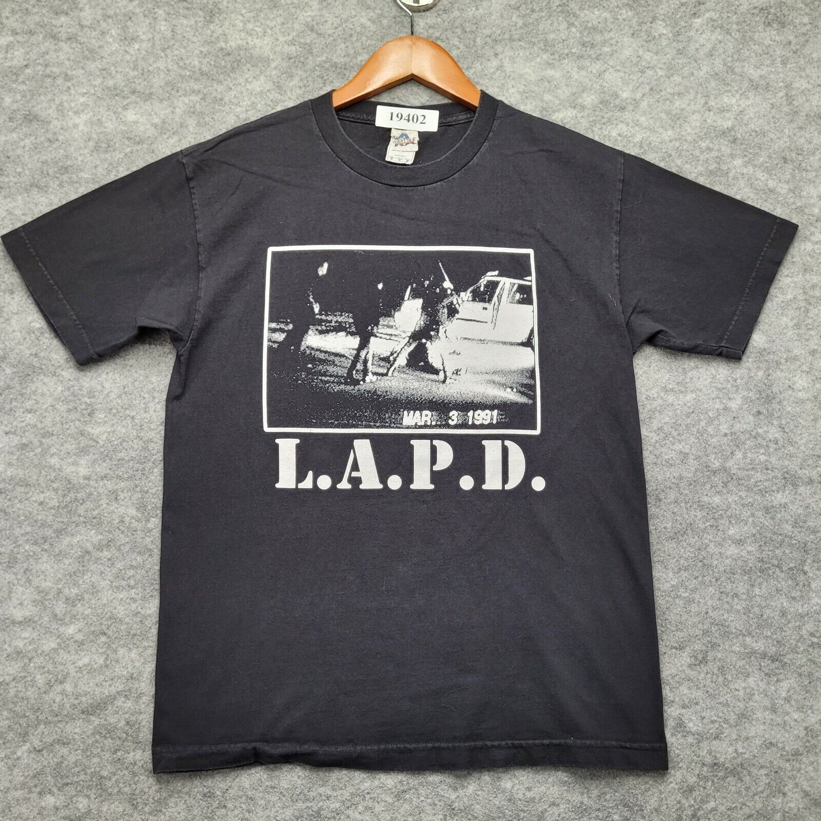 Vintage Vintage TRIGZ LA-Riot Shirt Medium 90s Graffiti Street Art Tee ...