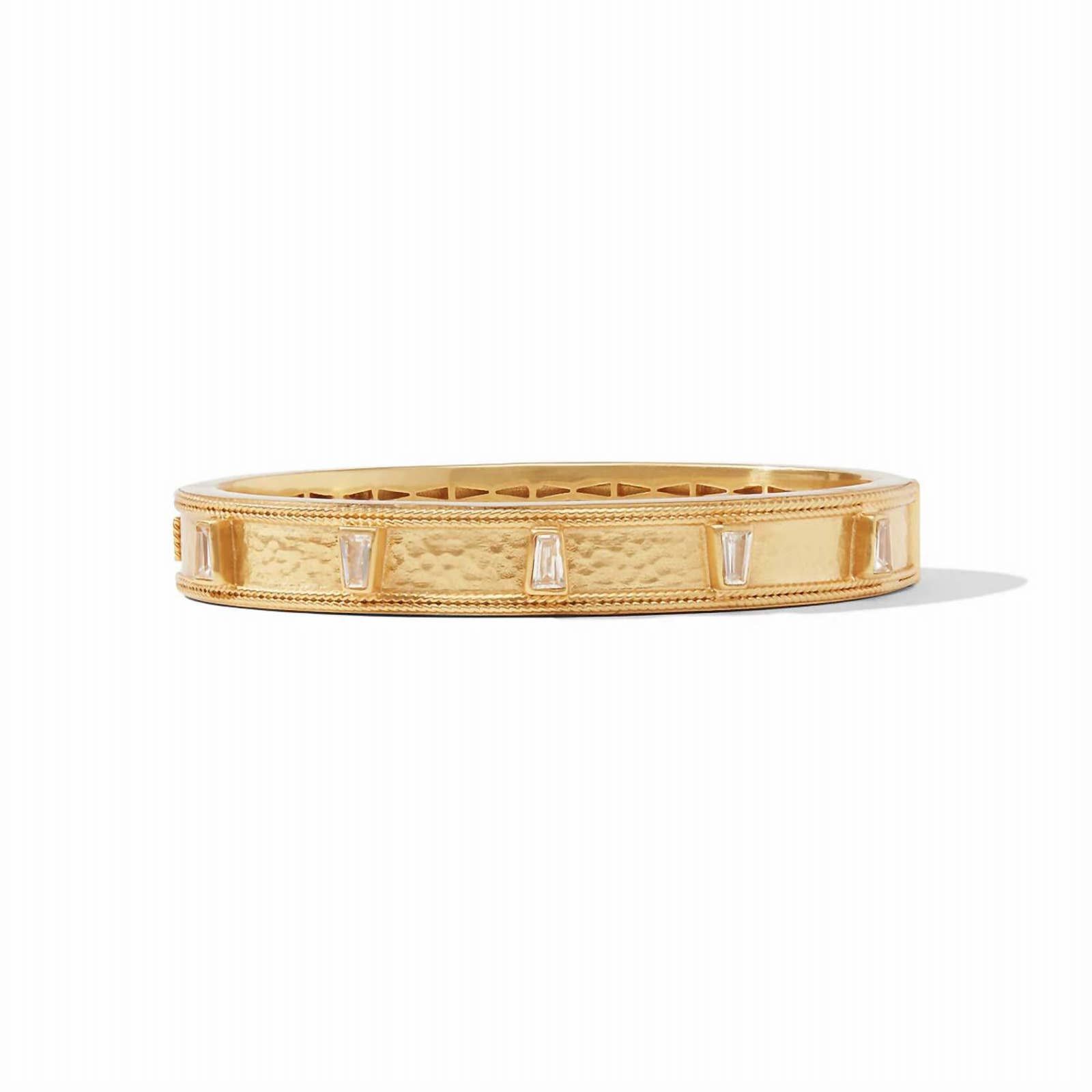 Designer JULIE VOS Aurora Stone Hinge Bangle In Cubic Zirconia | Grailed