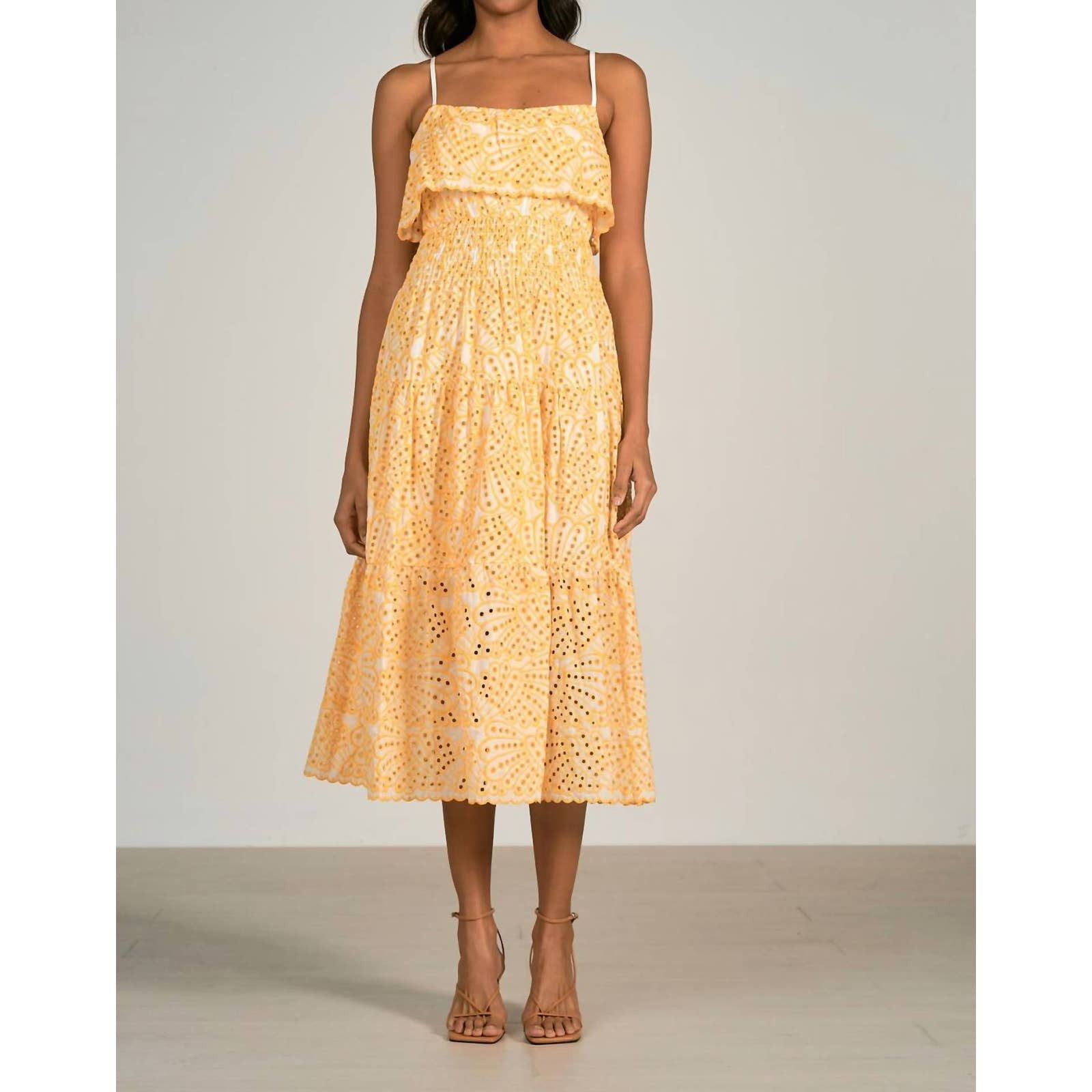 Elan Dina Dress In Yellow | Grailed