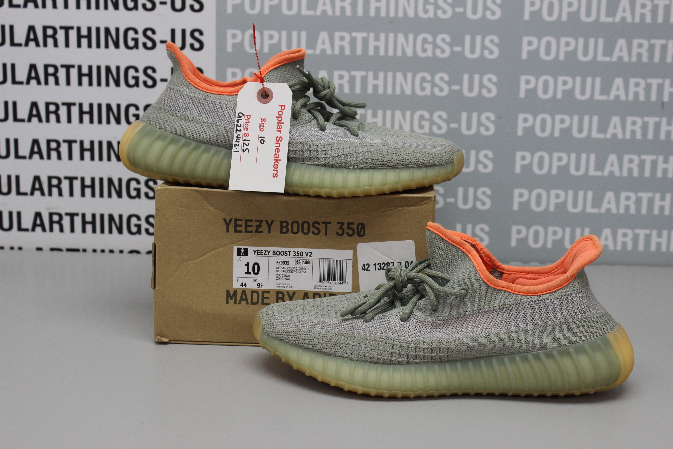 Adidas Yeezy Boost 350 V2 Desert Sage Sz 10 | Grailed