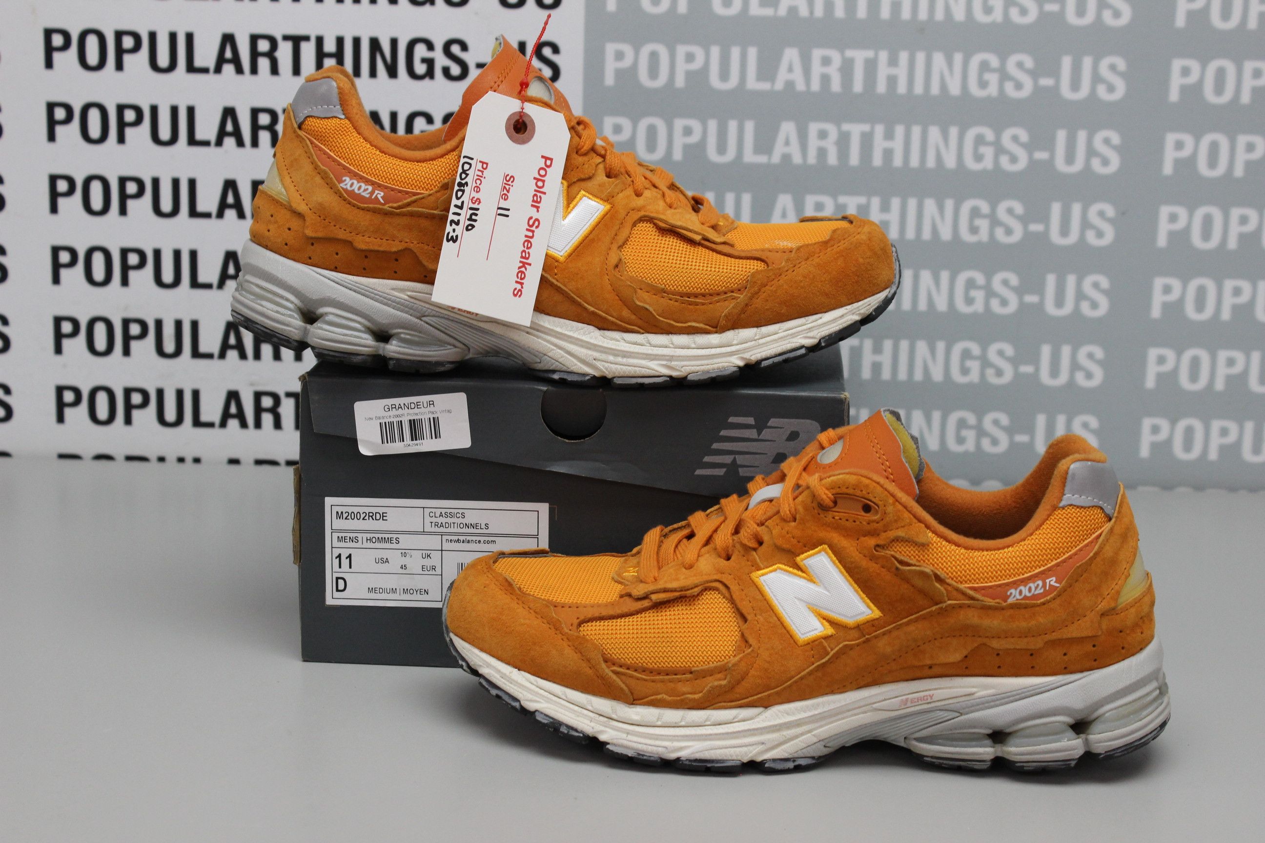 New Balance 2002R Protection Pack Vintage Orange Sz 11 | Grailed