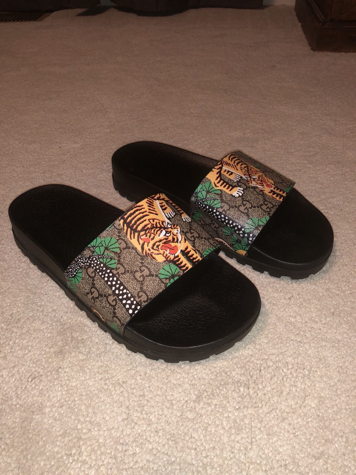 Gucci Tiger Slides | Grailed