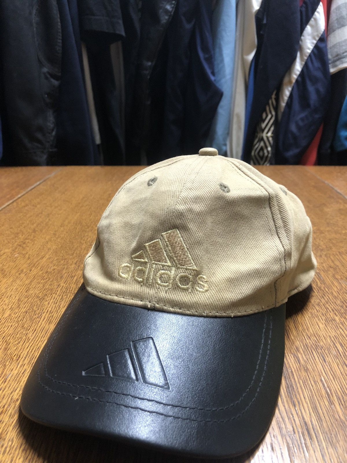 Adidas Adidas athletic leather archive cap 90s-00s | Grailed