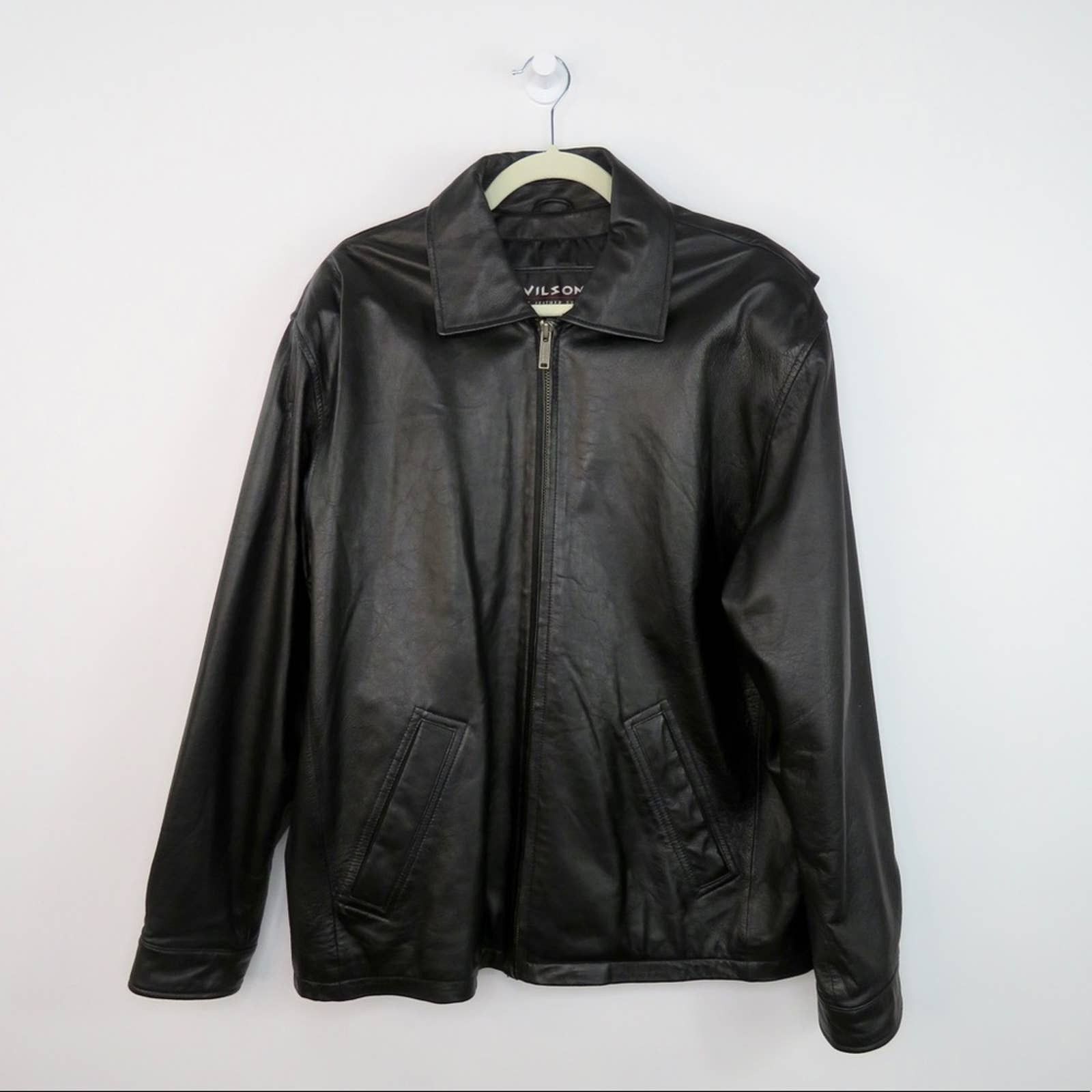 Wilsons Leather Wilson Leather Jacket Black Leather Jacket | Grailed