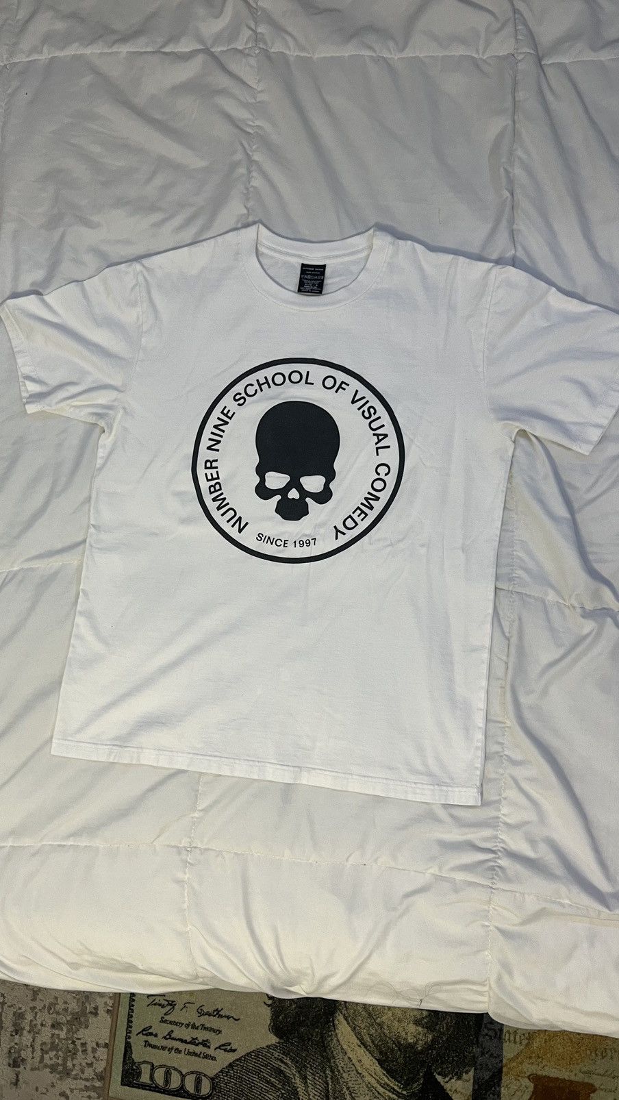 Number (N)ine Number Nine School Of Visual Comedy Tee | Grailed