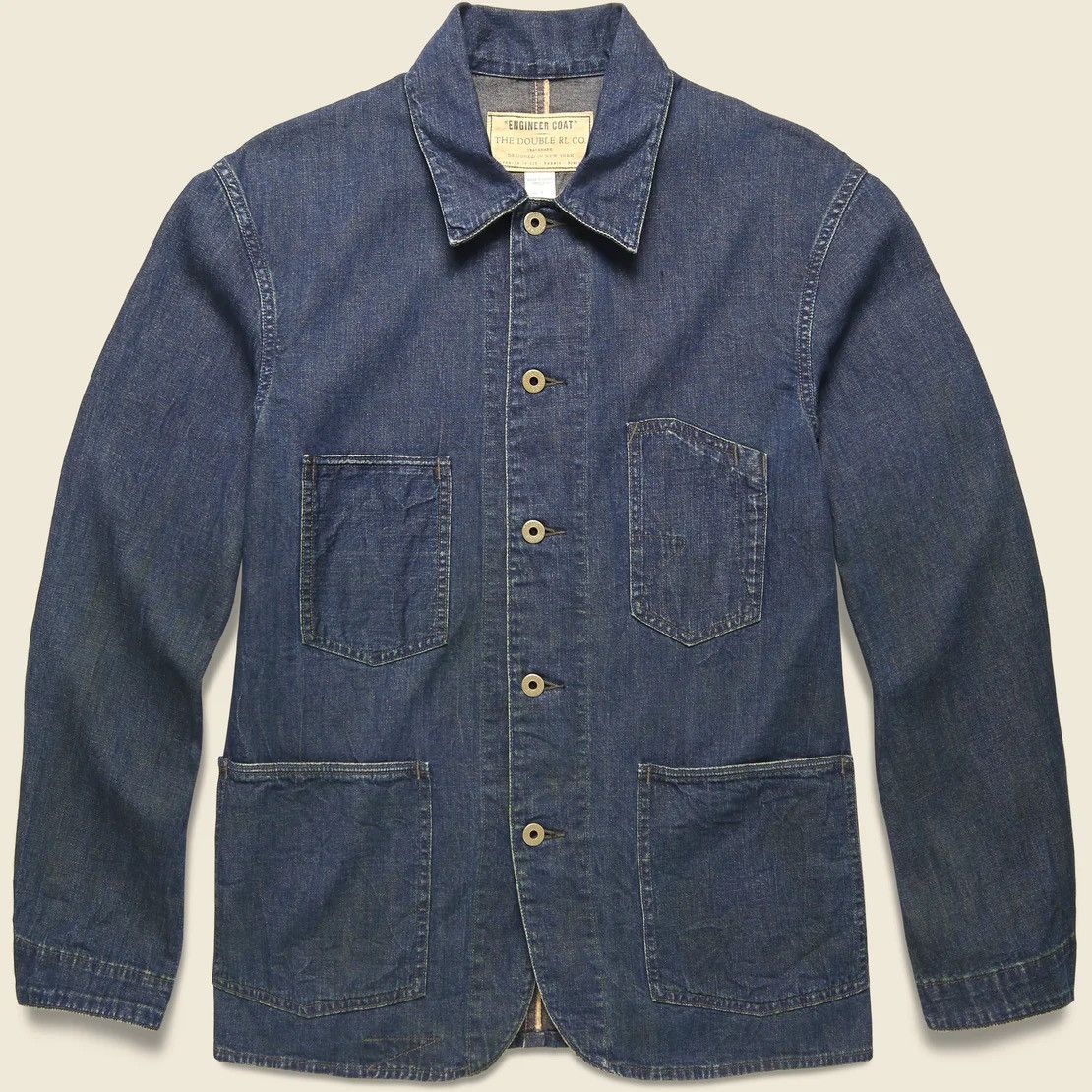 RRL Ralph Lauren RRL Selvedge Denim Engineer Jacket | Grailed