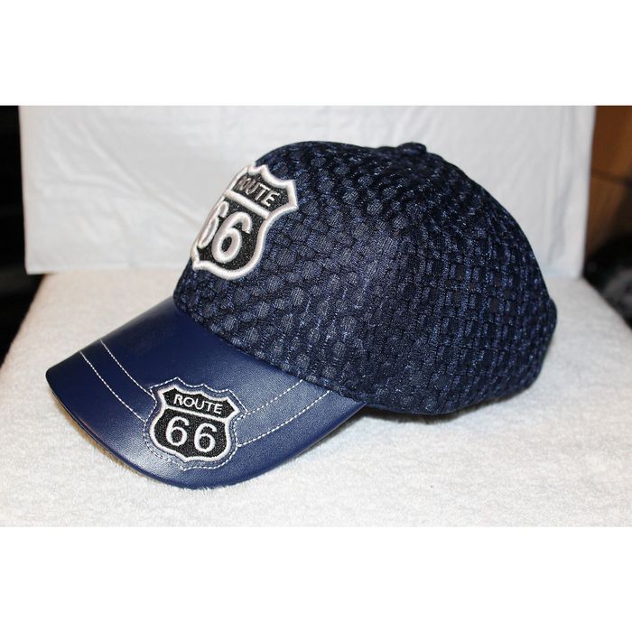 Vintage ROUTE 66 HIGHWAY FREEWAY BASEBALL CAP ( DARK BLUE ) | Grailed