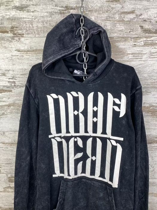 Drop Dead Clothing Mens Drop Dead Clothing Hoodie streetwear y2k rare ...