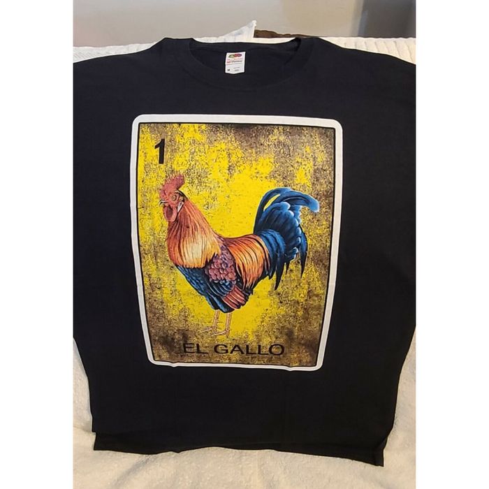 Vintage EL GALLO ROOSTER MEXICO MEXICAN LOTERIA BINGO LOTTERY NUMBER 1 ...