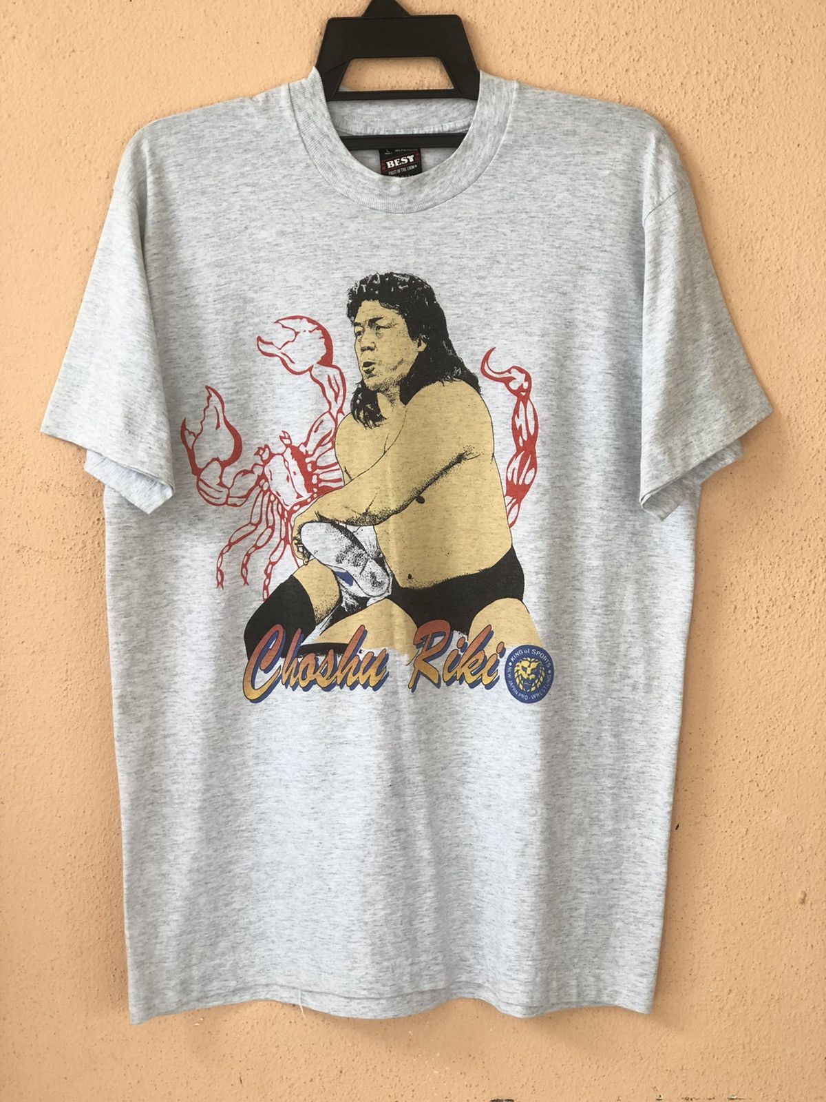 Very Rare × Vintage × Wwf Vintage 90s Choshu Riki Japan Pro Wrestling ...