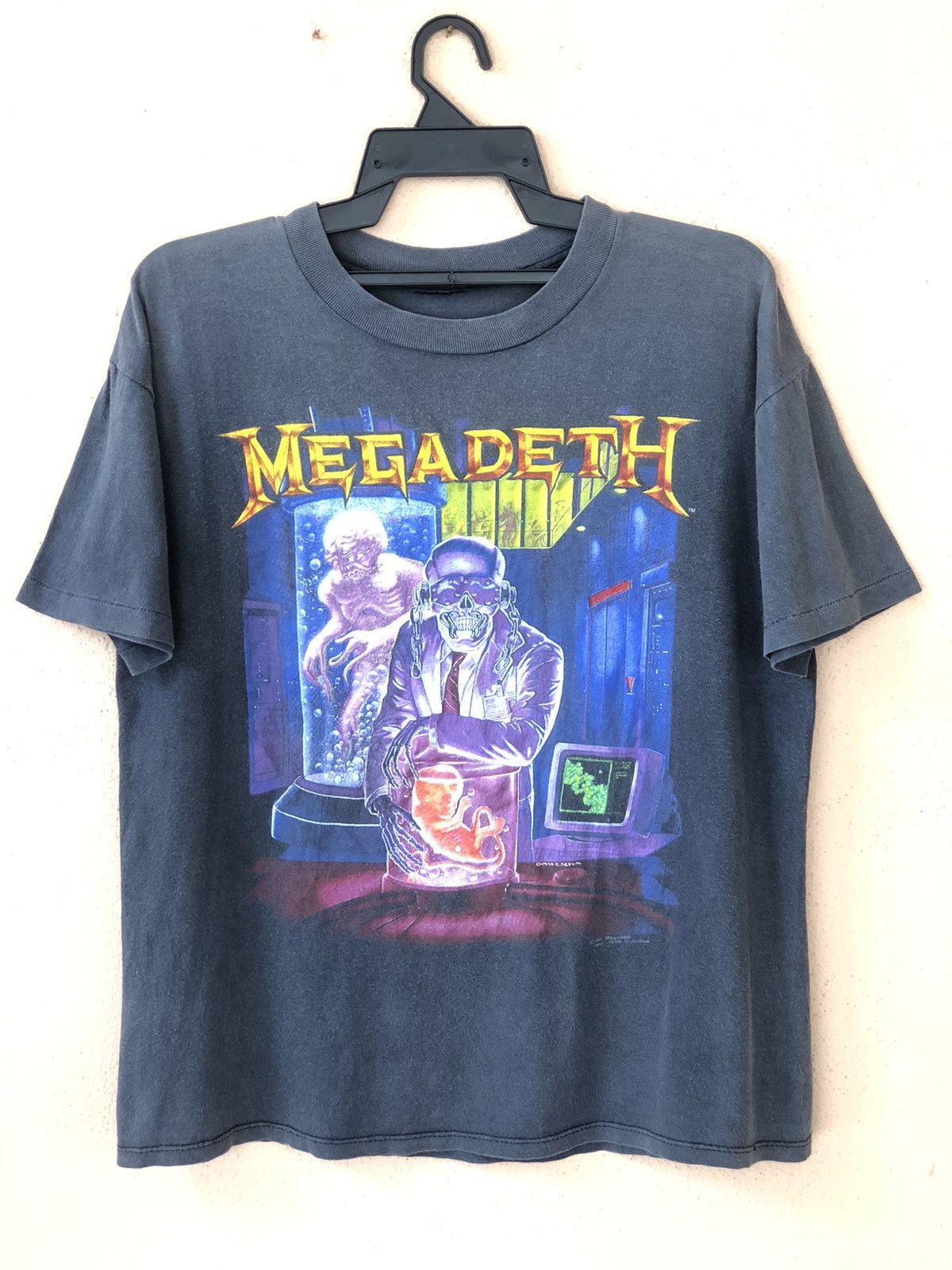 Band Tees × Megadeth × Vintage Vintage 90s MEGADETH American Tour Tee ...
