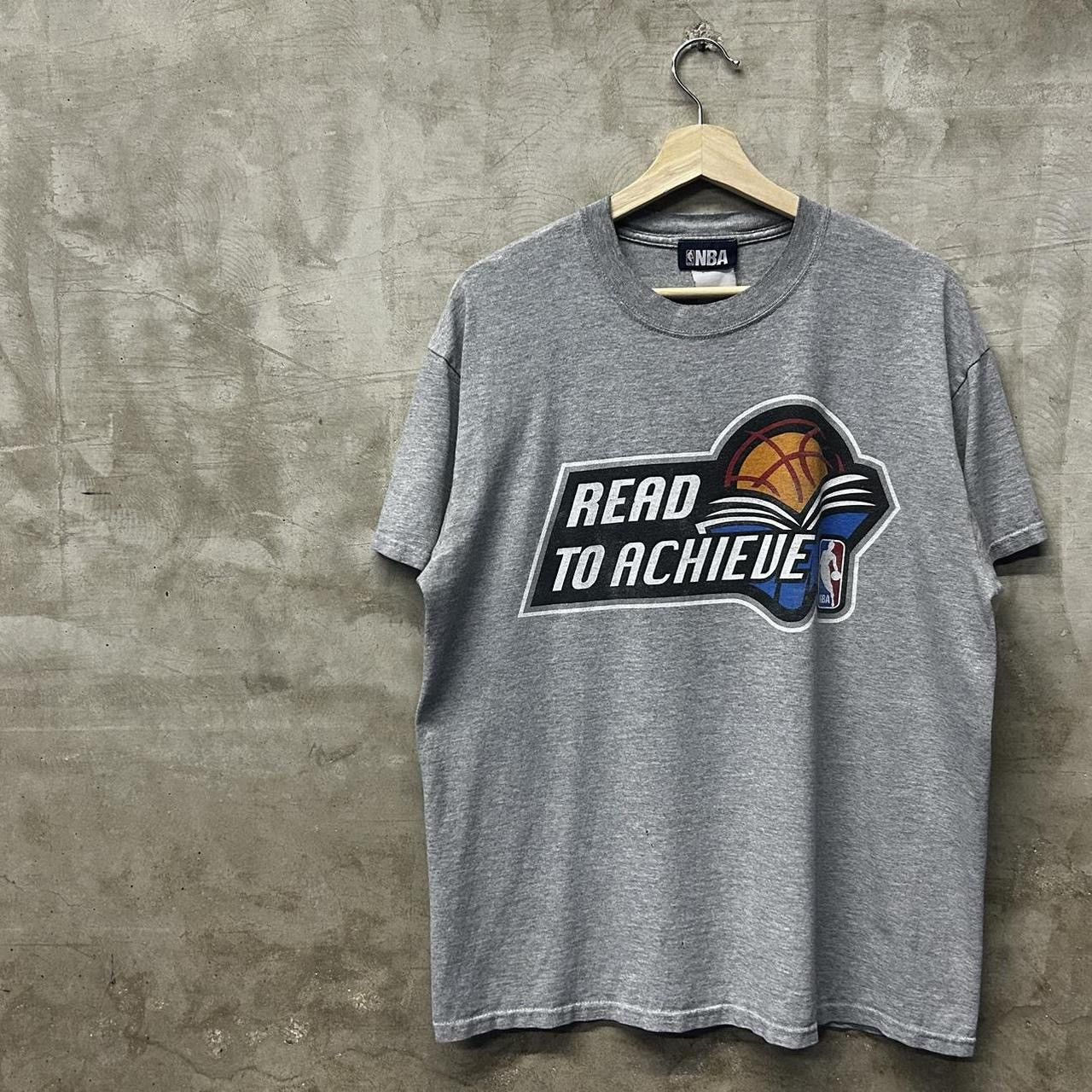NBA × Vintage vintage vtg 90’s y2k nba basketball read to achieve t shirt | Grailed