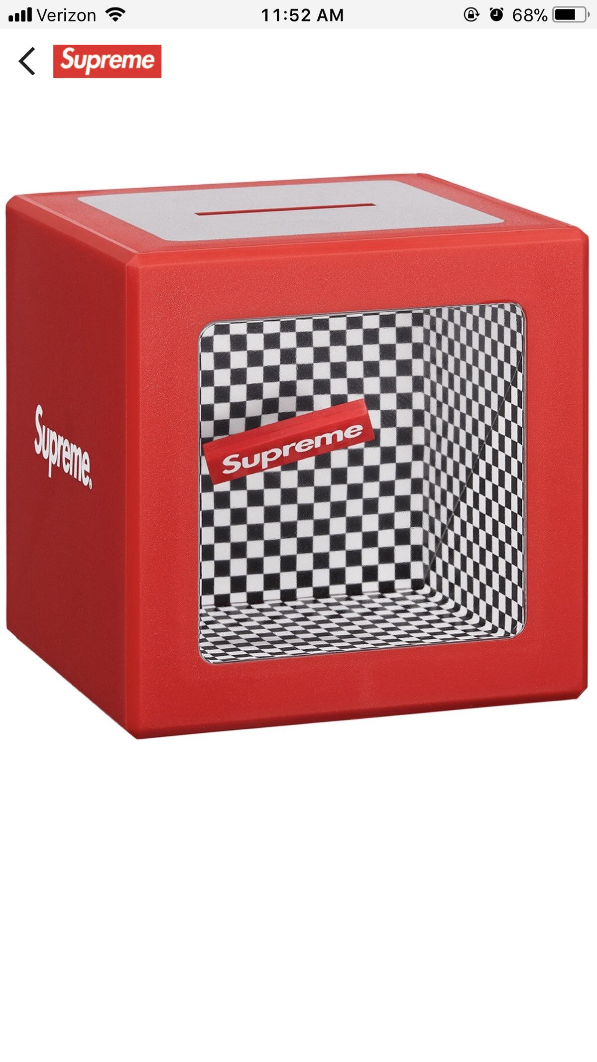 Supreme Supreme Coin Bank | Grailed