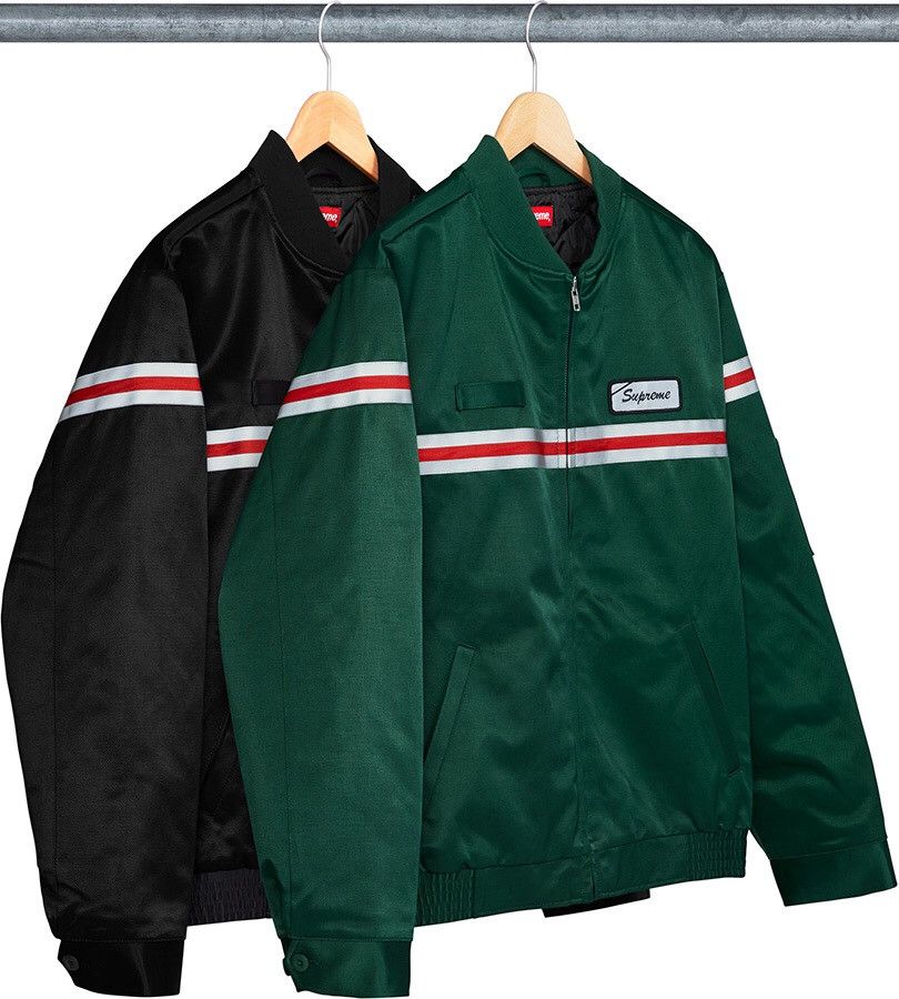 Supreme Reflective Work Jacket | Grailed
