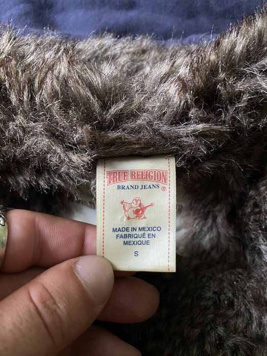 True Religion Y2K TRUE RELIGION FUR ZIP HOODIE | Grailed