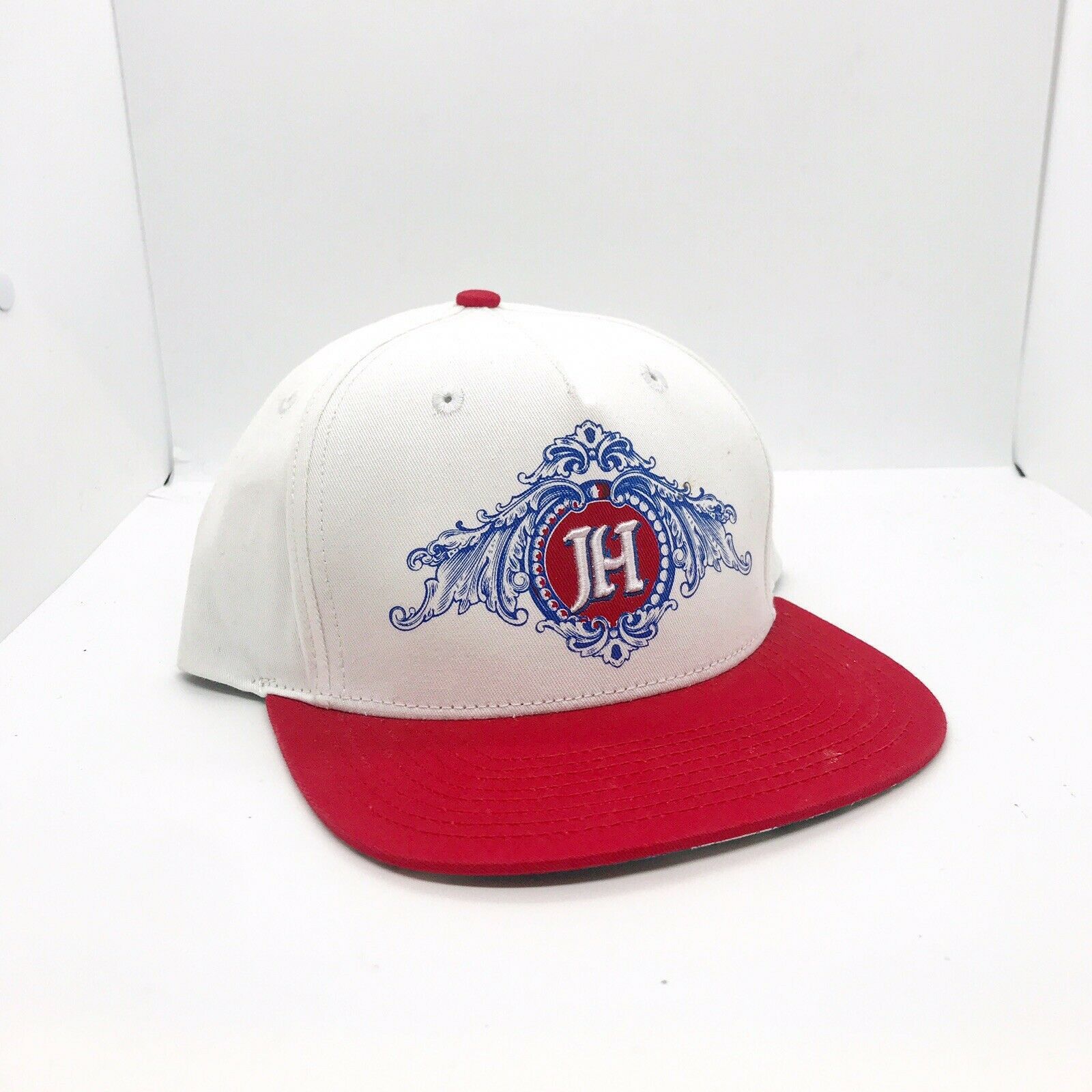 Vintage Jewel House mens 100% authentic Snapback hat logo one size White/red | Grailed