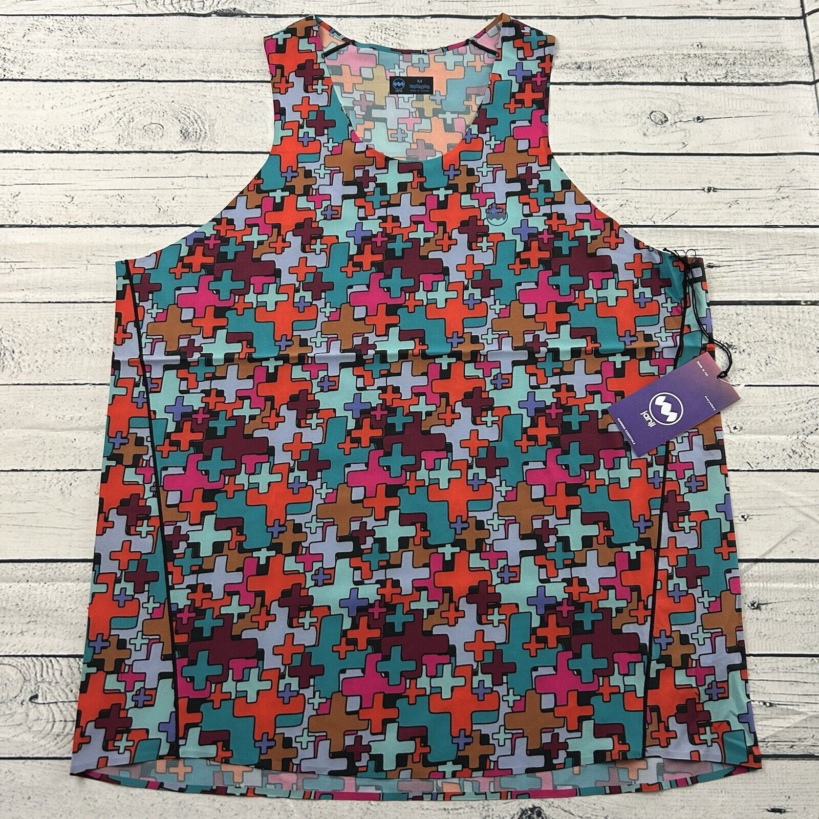 Vintage NEW Janji Artist Series AFO Star Cover Running Singlet Men's ...