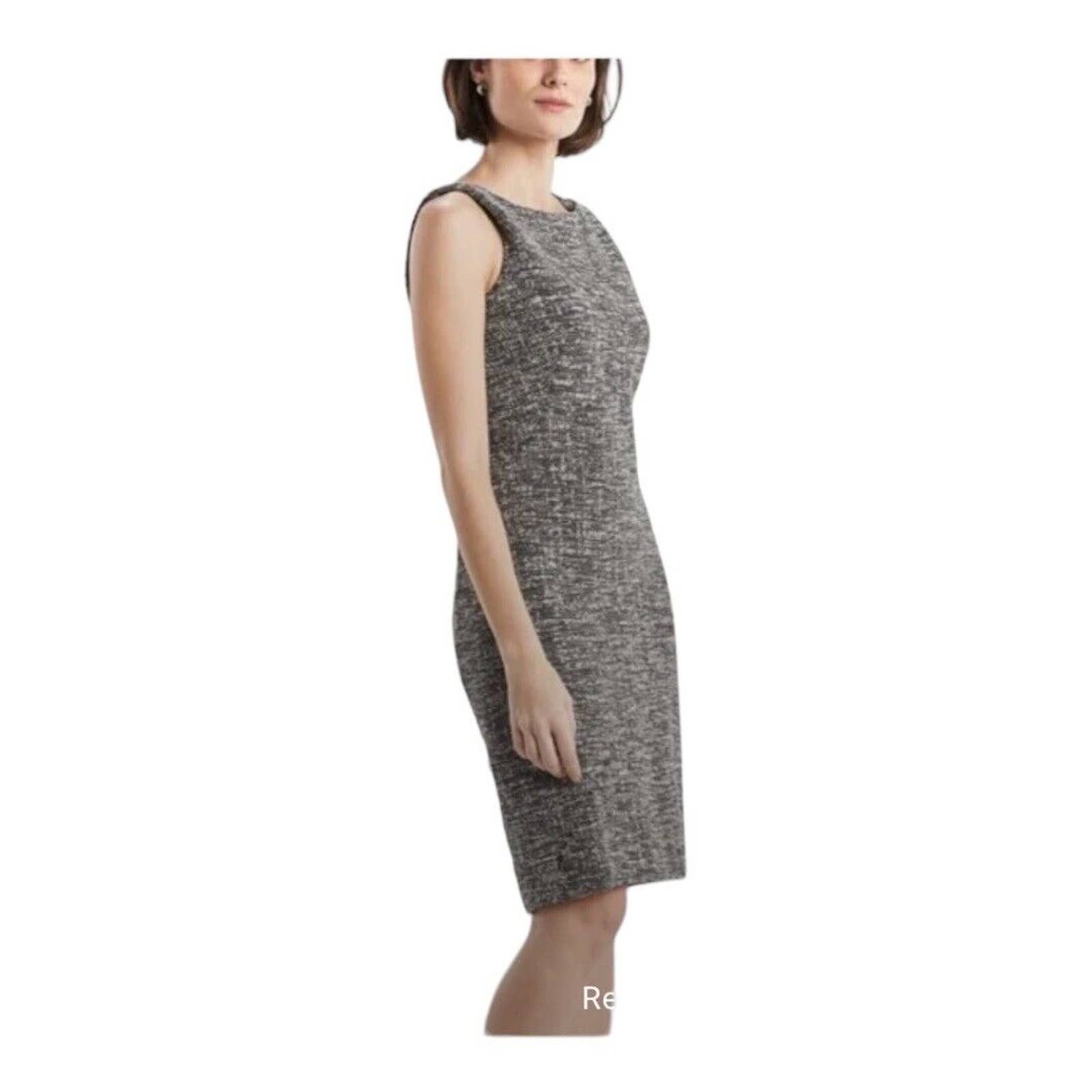 44 Mm MM Lafleur The Lydia Boucle Tweed Knit Twist Sheath Dress | Grailed
