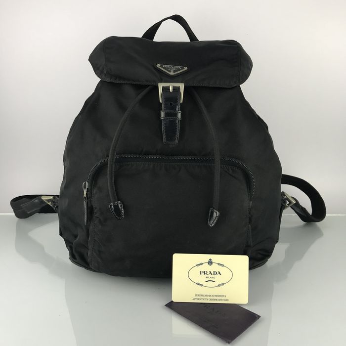 Prada Authentic Vintage Prada Nylon Backpack Bag | Grailed