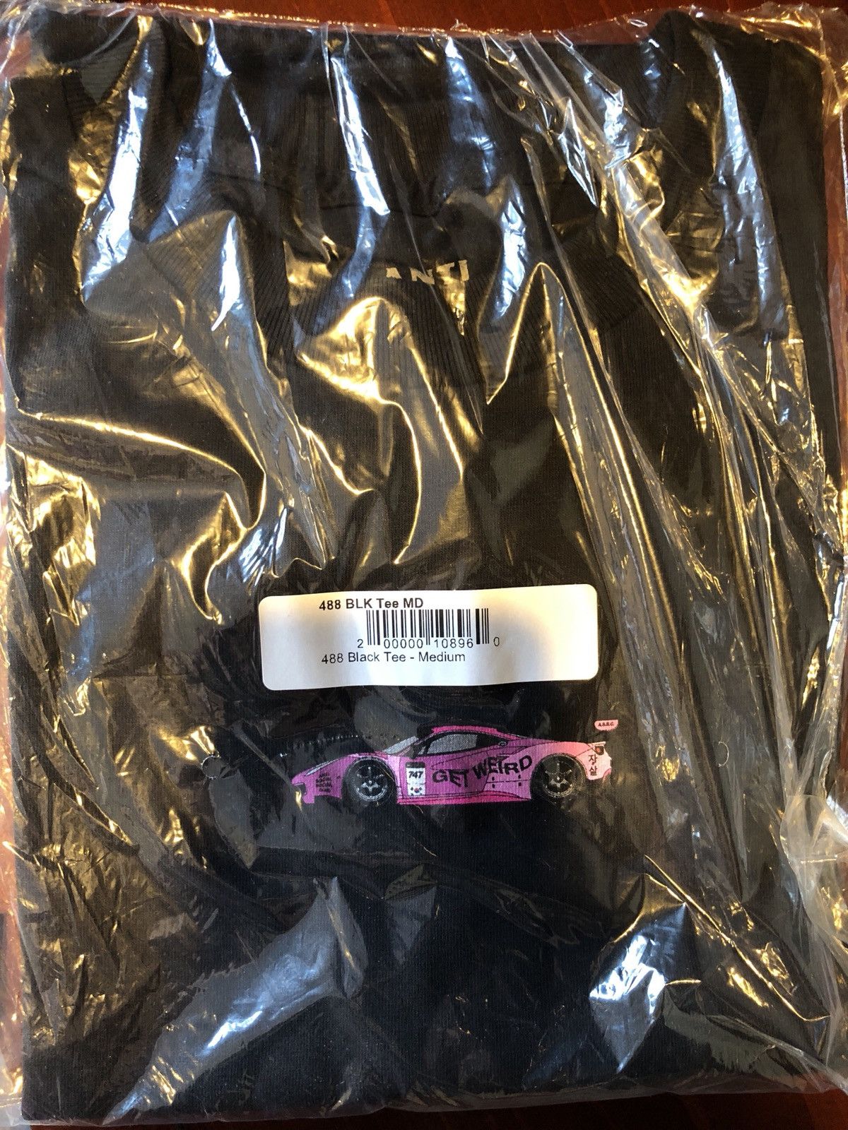 Anti Social Social Club Pink Car Logo Get Weird Lambo | Grailed