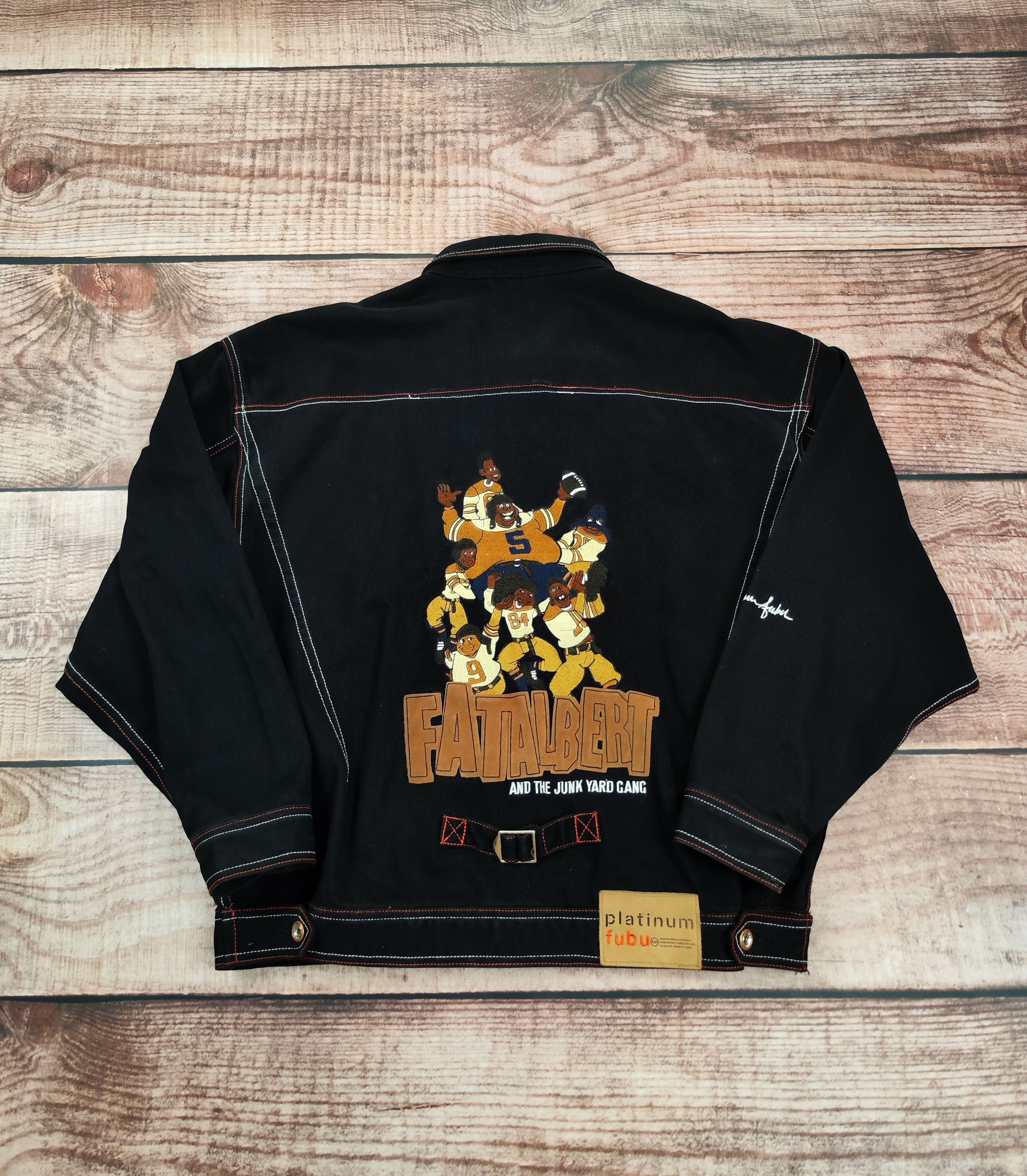 Vintage Rare vintage FUBU Fat Albert jacket 90s 00s platinum | Grailed