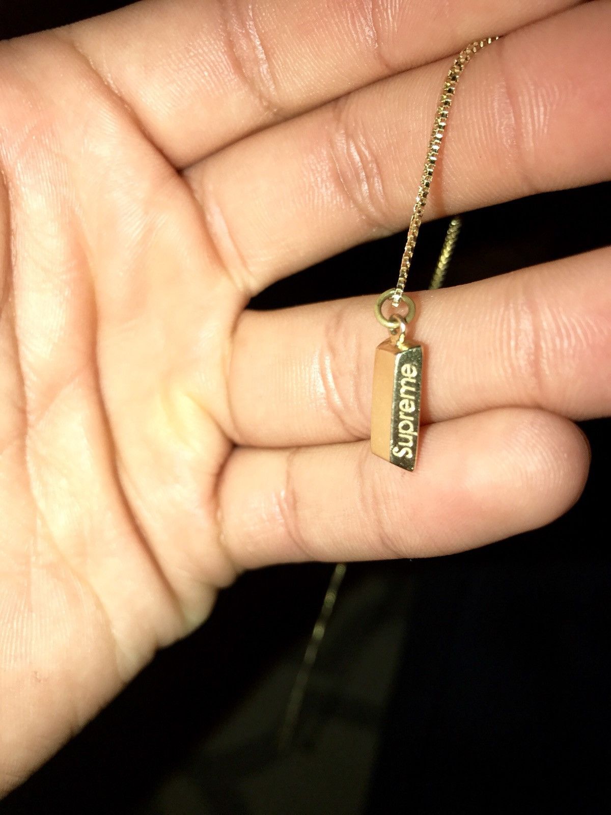Supreme 14k Gold Bar | Grailed