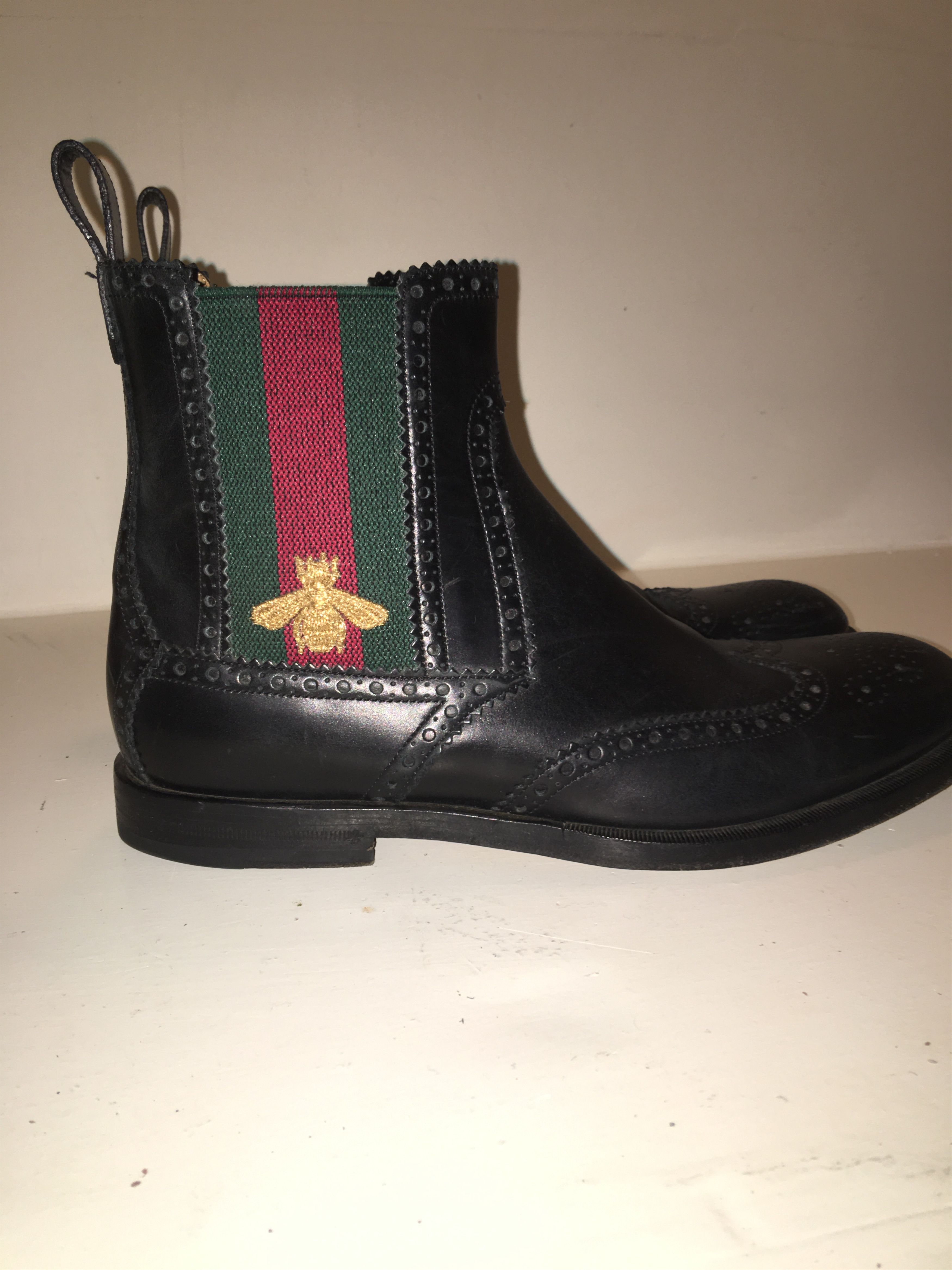 Gucci String leather wingtip | Grailed