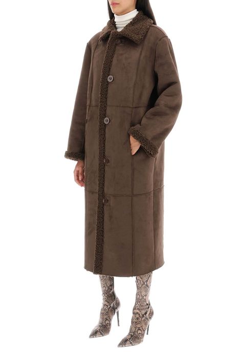 Stand Studio Stand Studio 'Kenca' Reversible Eco-Shearling Coat | Grailed