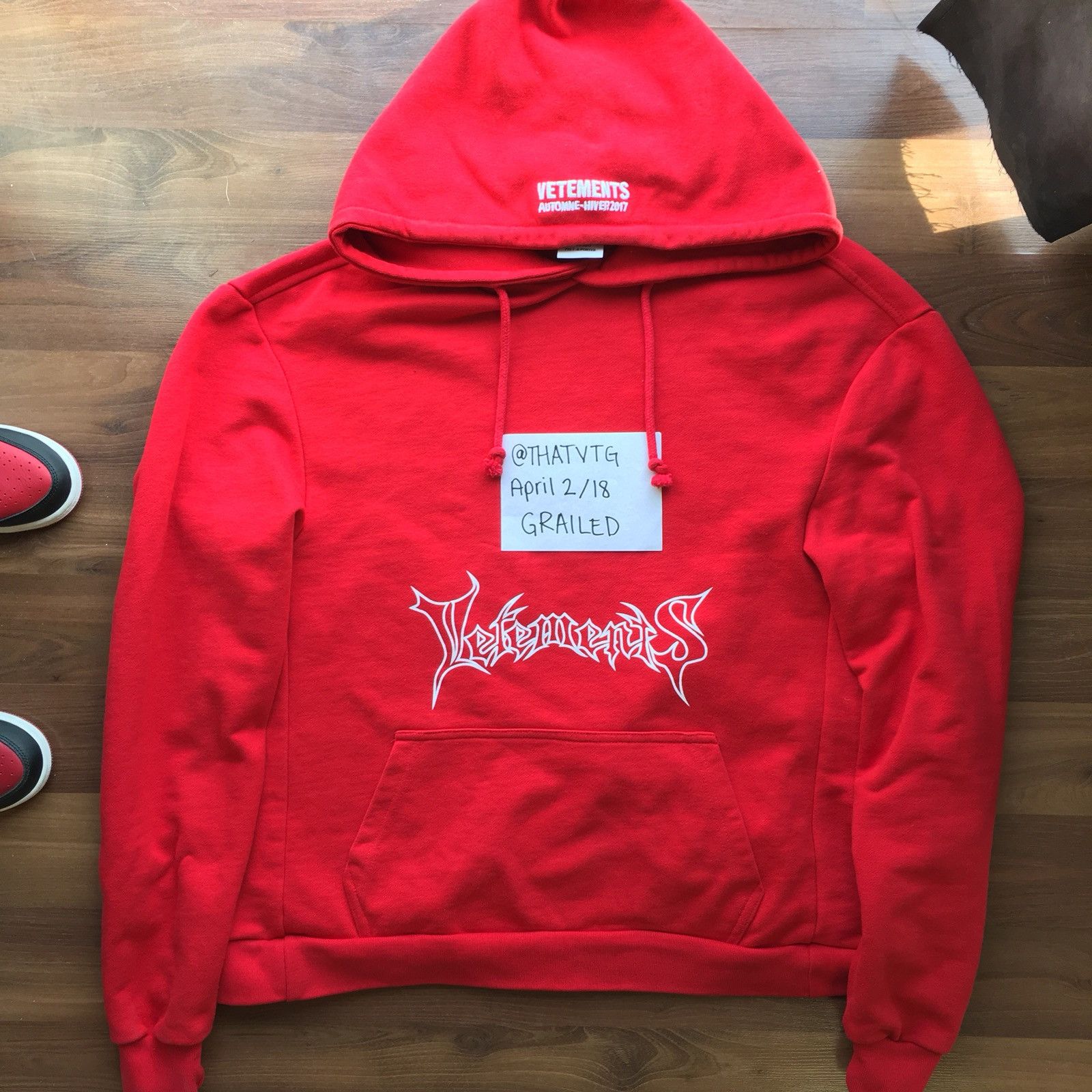 Vetements VETEMENTS SEOUL EXCLUSIVE HOODIE | Grailed