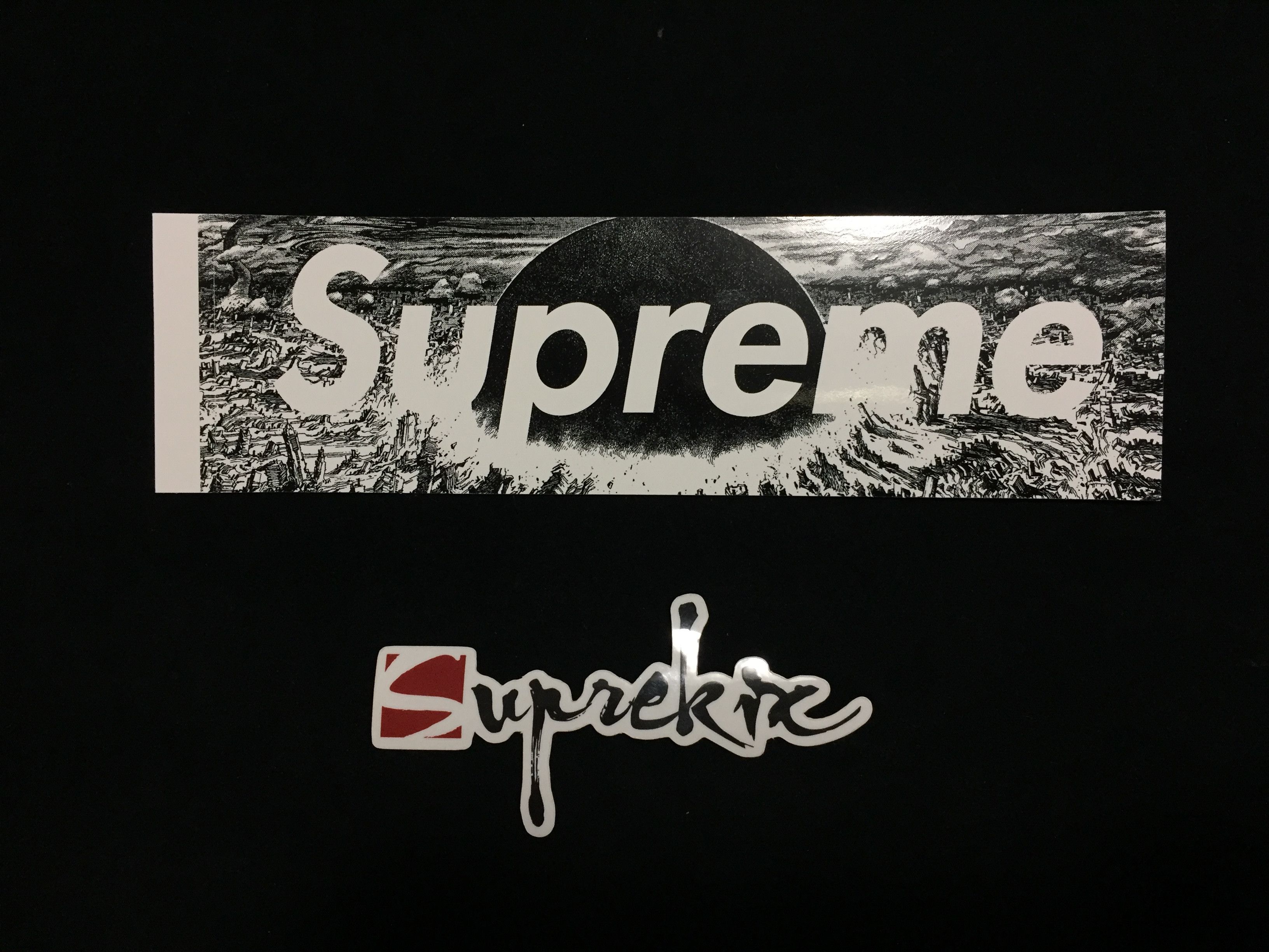 Supreme FW17 Akira Box Logo Sticker | Grailed