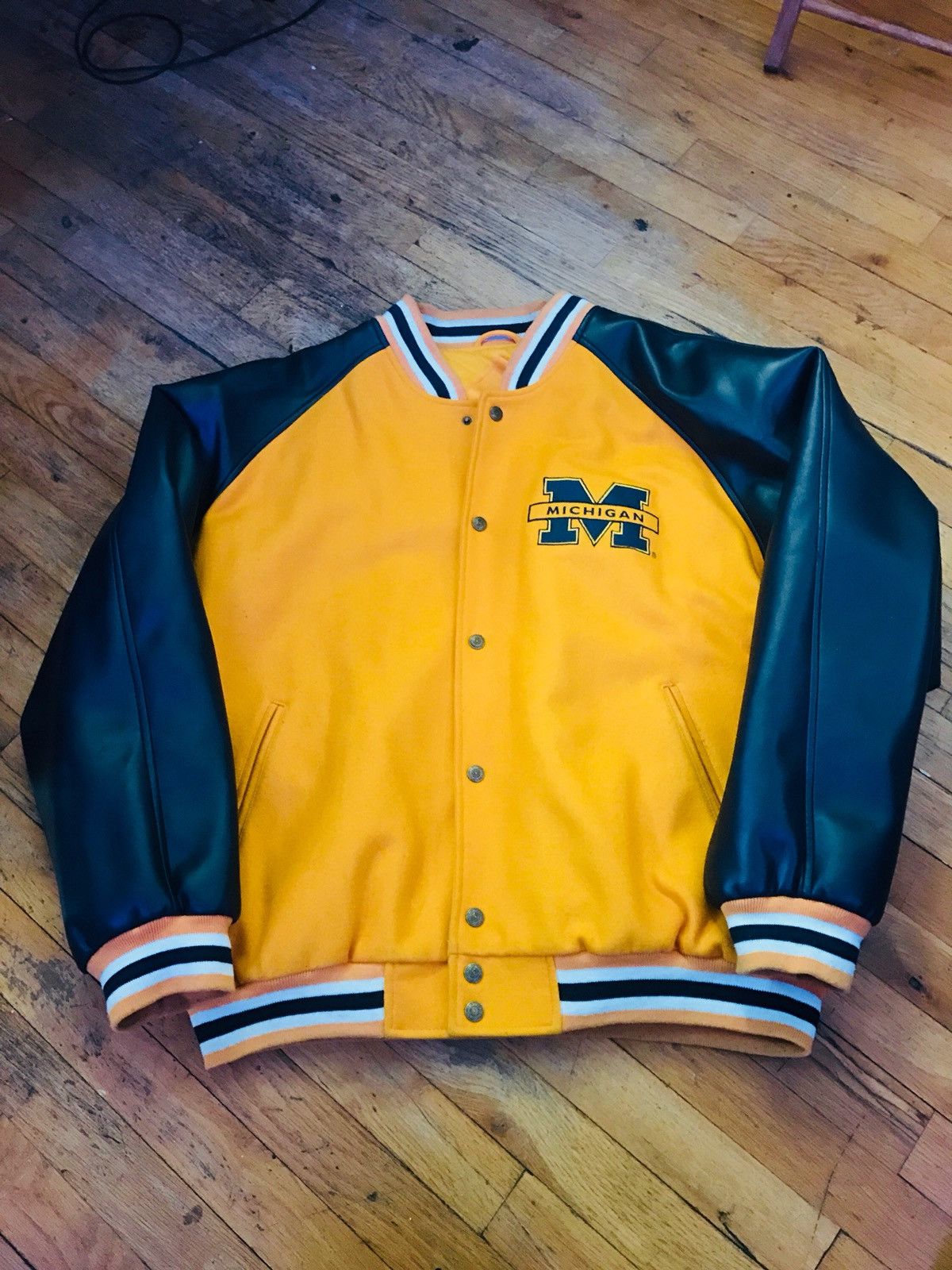 Steve And Barrys University Of Michigan Varsity Jacket | Grailed