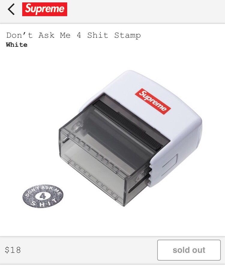 Supreme Stamp | Grailed