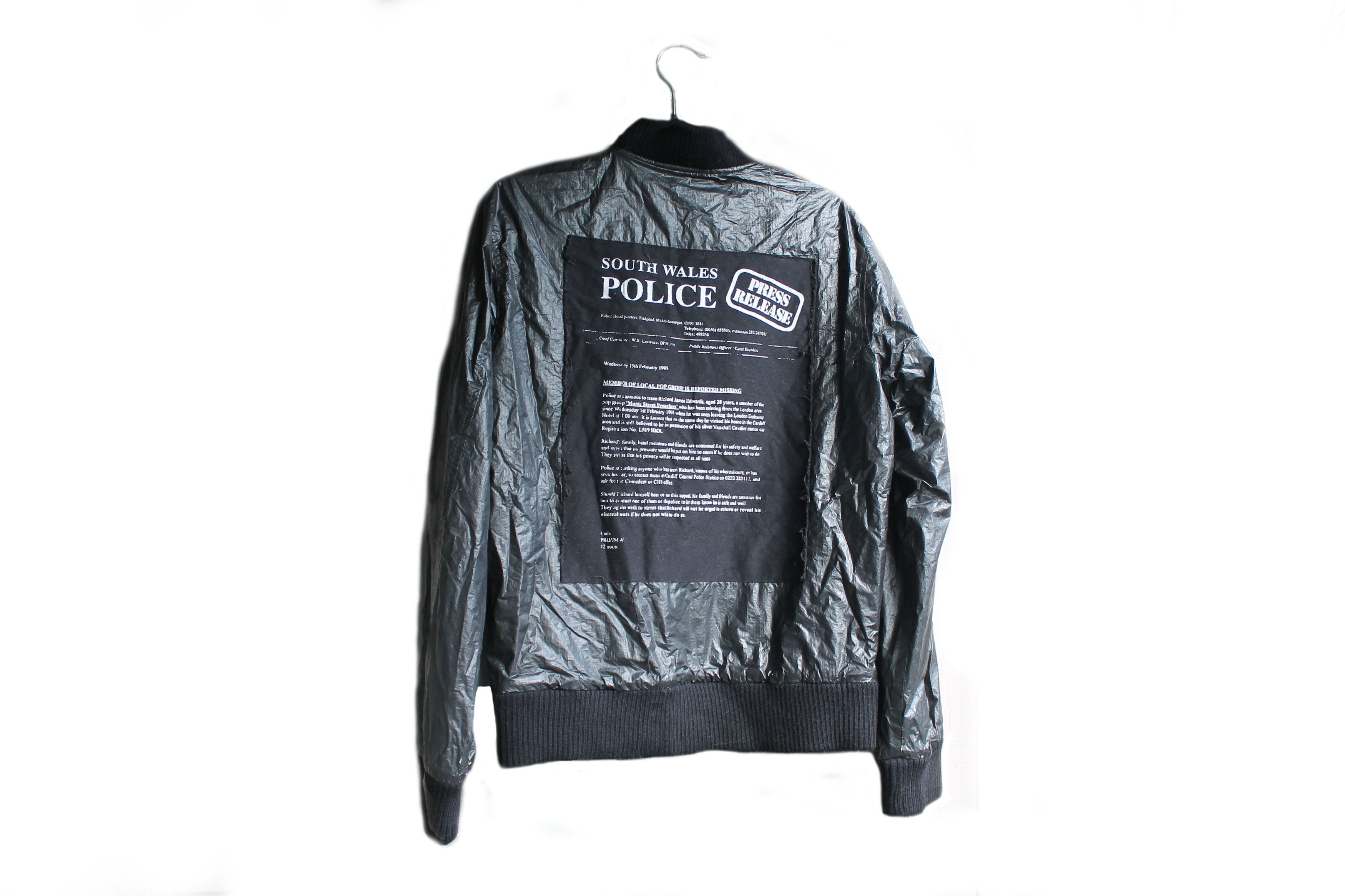 Raf Simons A/W 01 Riot Riot Riot South Wales Jacket | Grailed